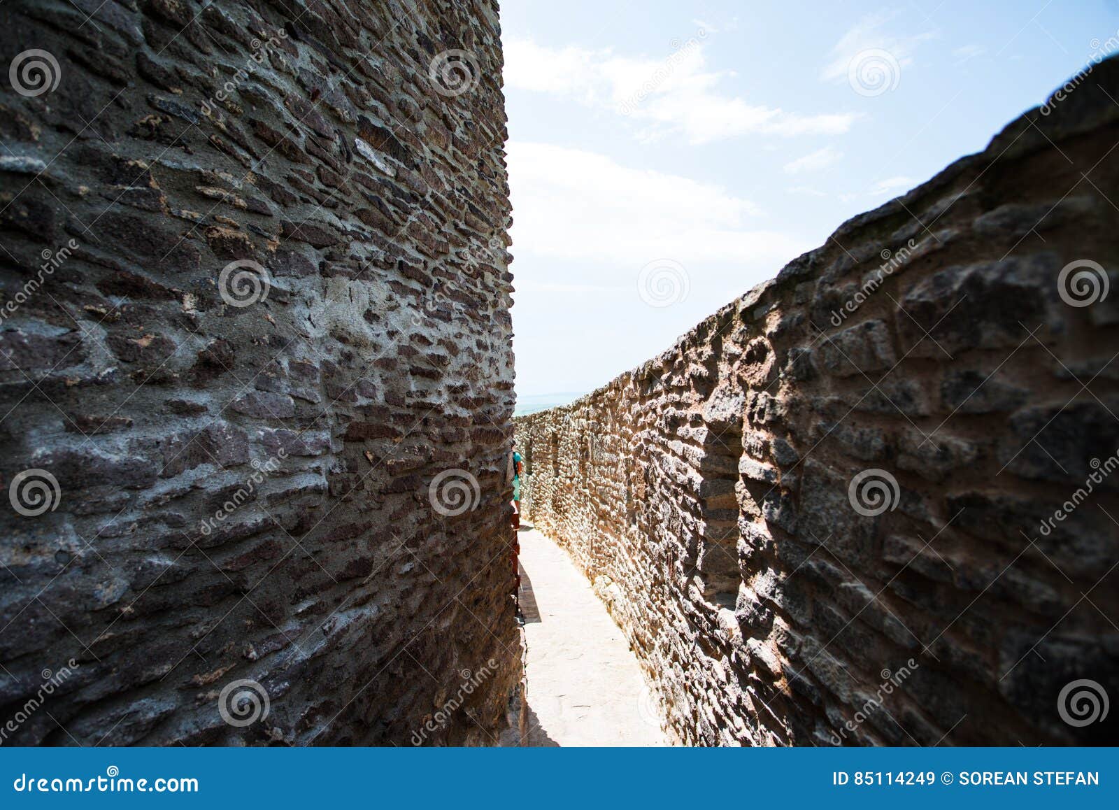 Old city of deva stock image. Image of famous, medieval - 85114249
