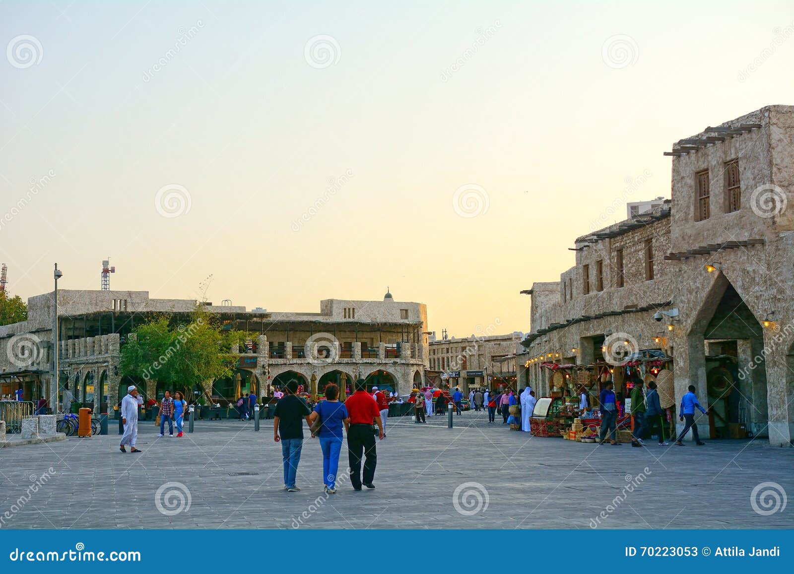 The old city, Doha, Qatar editorial stock photo. Image of islamic ...