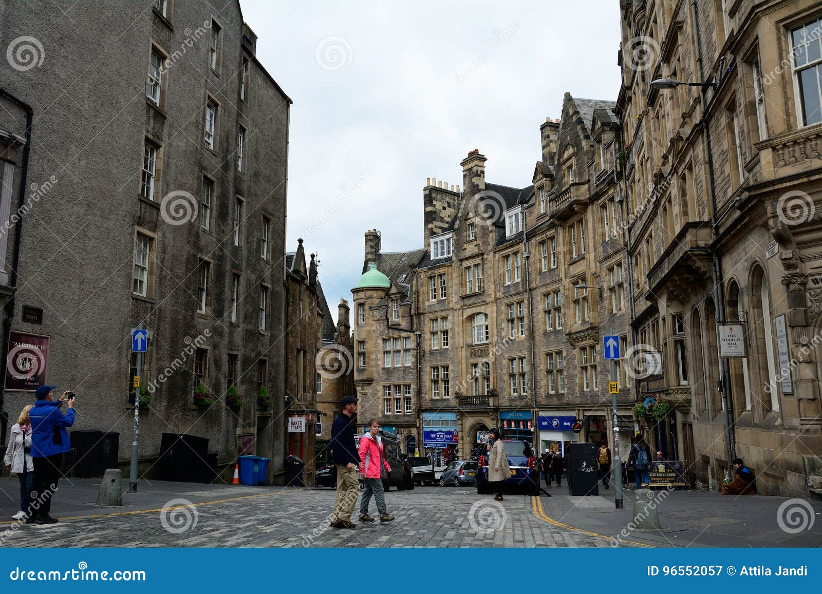 Old City, Edinburgh, Scotland Editorial Photography - Image of building ...