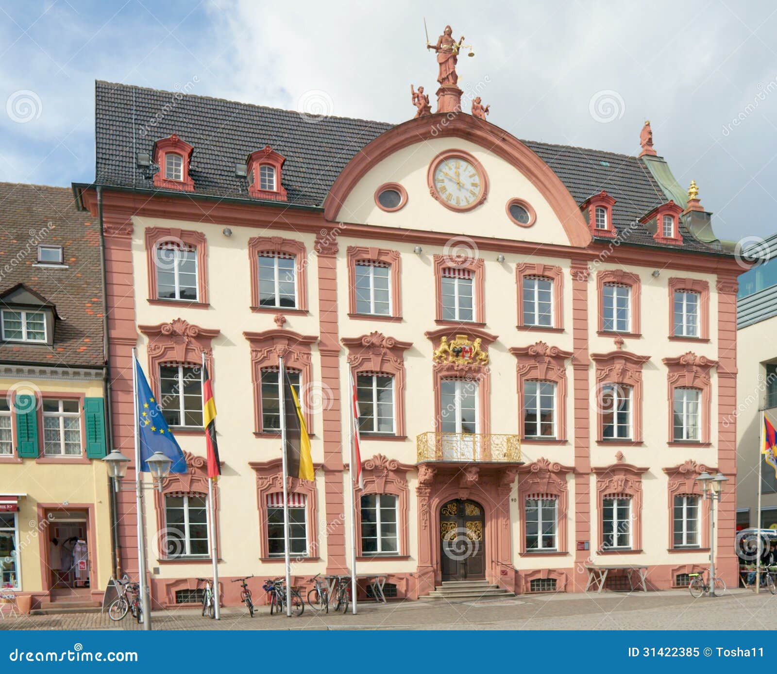 Old City Hall (1741), Offenburg, Germany Stock Image - Image of germany ...