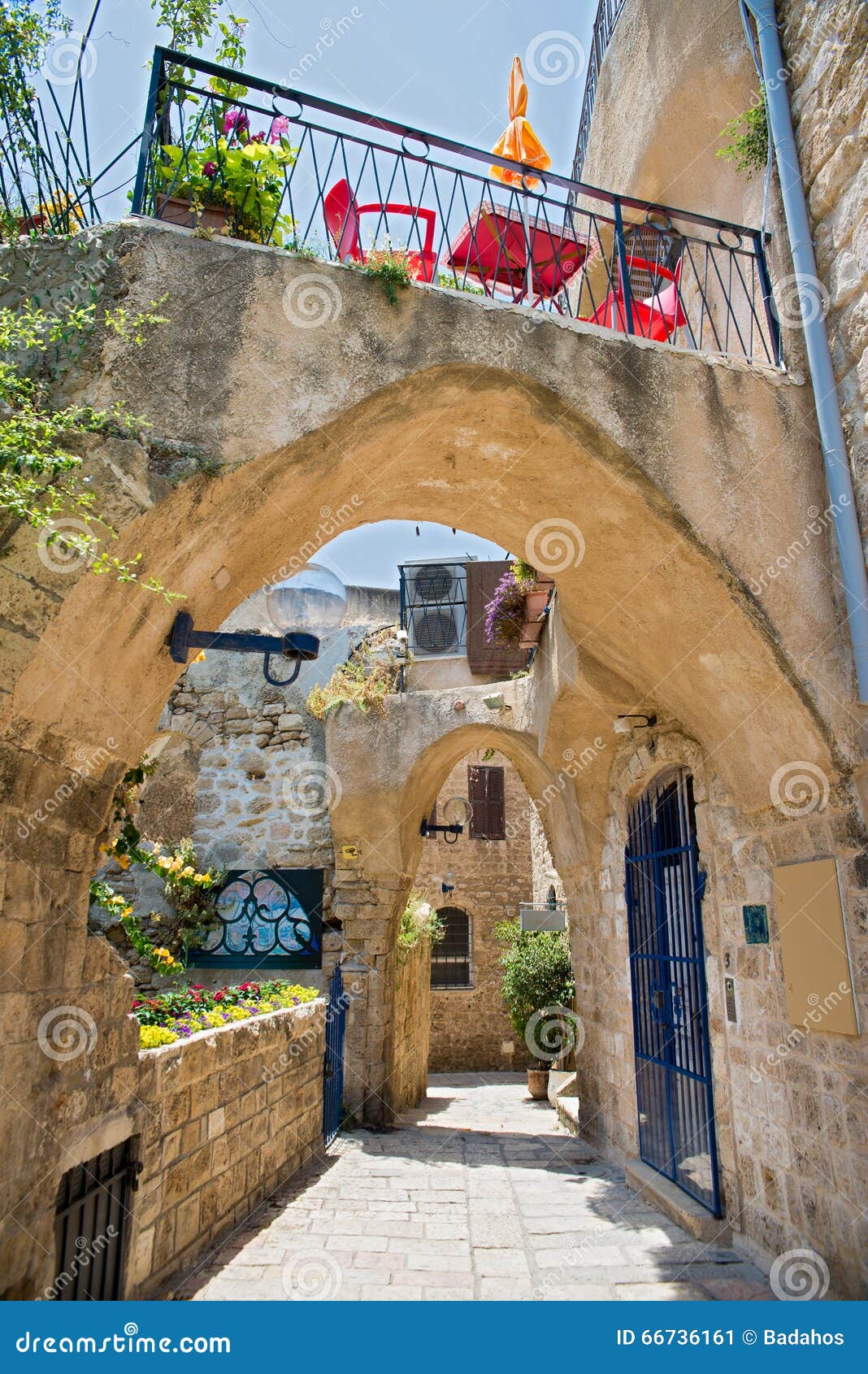 Old city Jaffa stock image. Image of famous, arab, door - 66736161