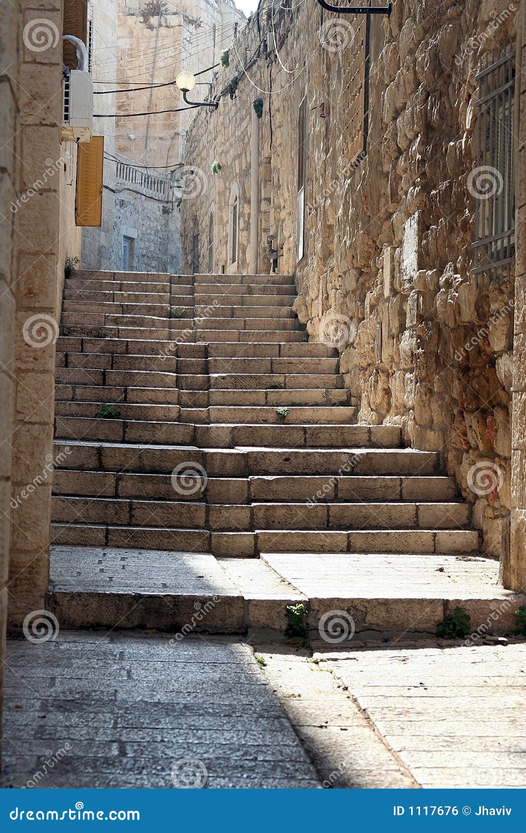 Old City Of Jerusalem On The Temple Mount Under Golden Sunset In The ...