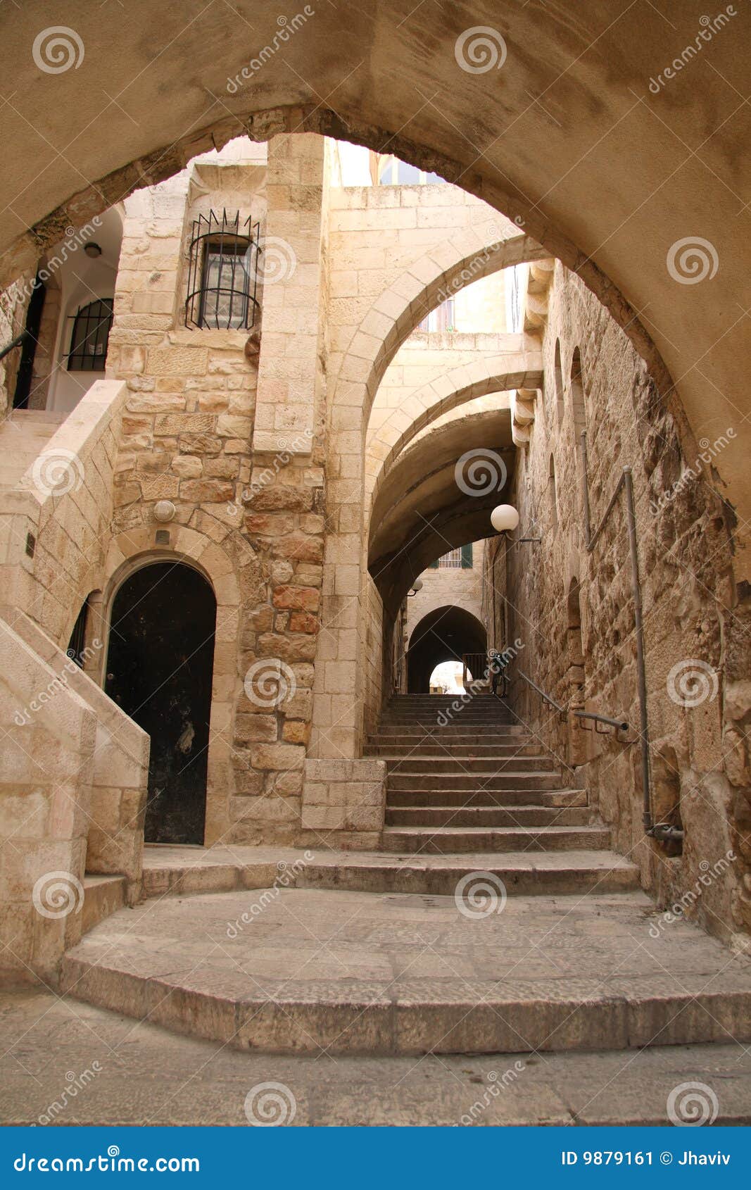 Old City Of Jerusalem On The Temple Mount Under Golden Sunset In The ...
