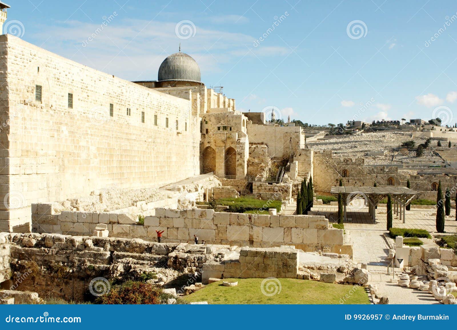 Old city Jerusalem Israel stock image. Image of history - 9926957