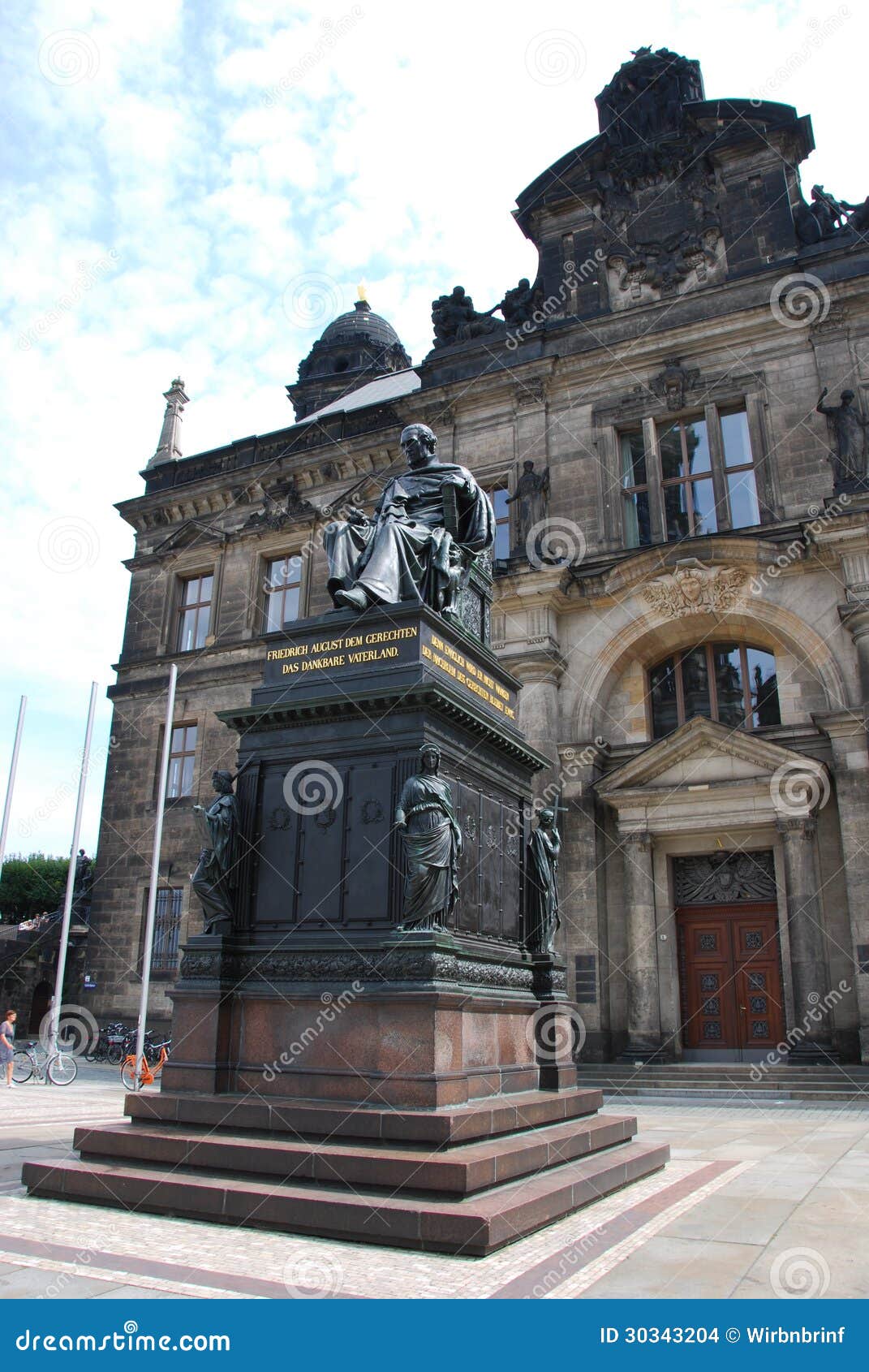 Old city with monument stock photo. Image of travel, dresden - 30343204