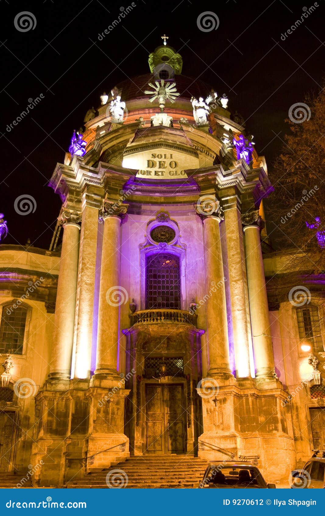 Old city at night stock photo. Image of exterior, mars - 9270612