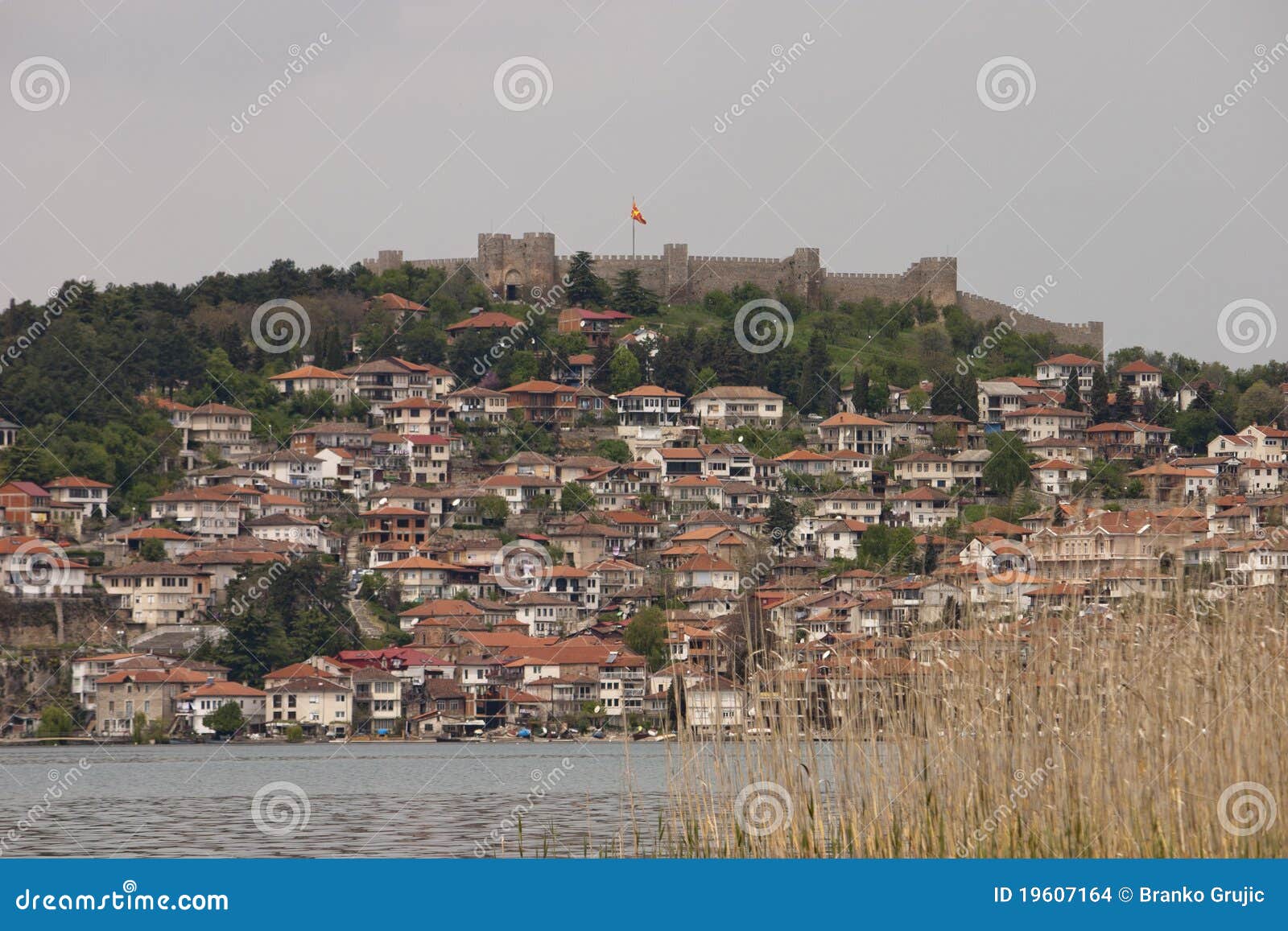Old city Ohrid stock photo. Image of nature, green, lake - 19607164