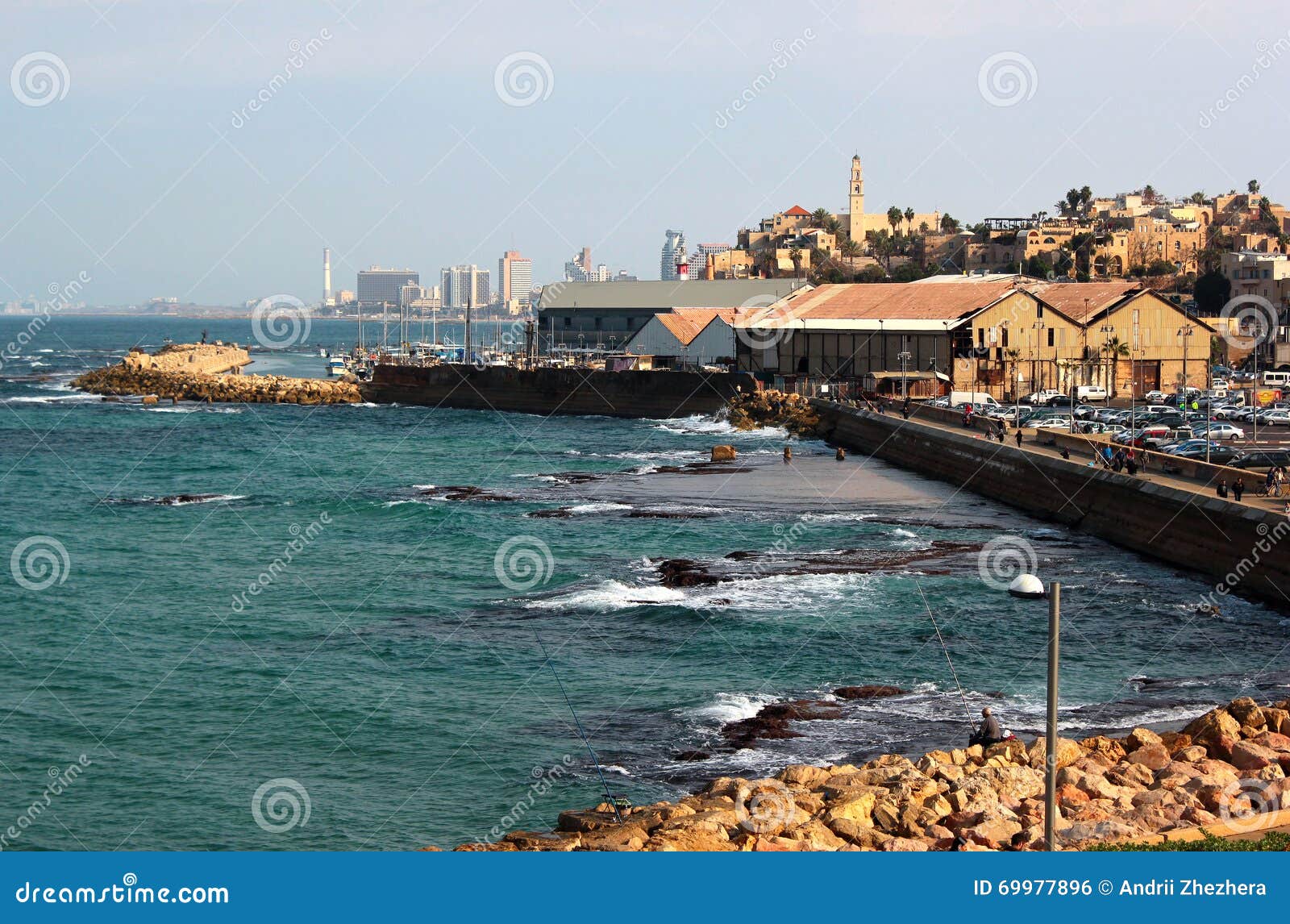 Old City and Port of Jaffa in Tel Aviv Stock Photo - Image of marina ...