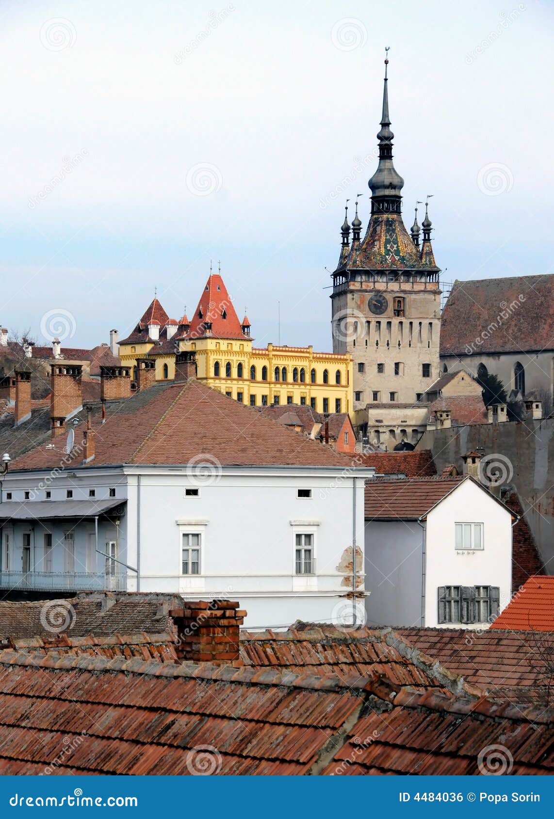 Old city rooftops stock photo. Image of building, houses - 4484036
