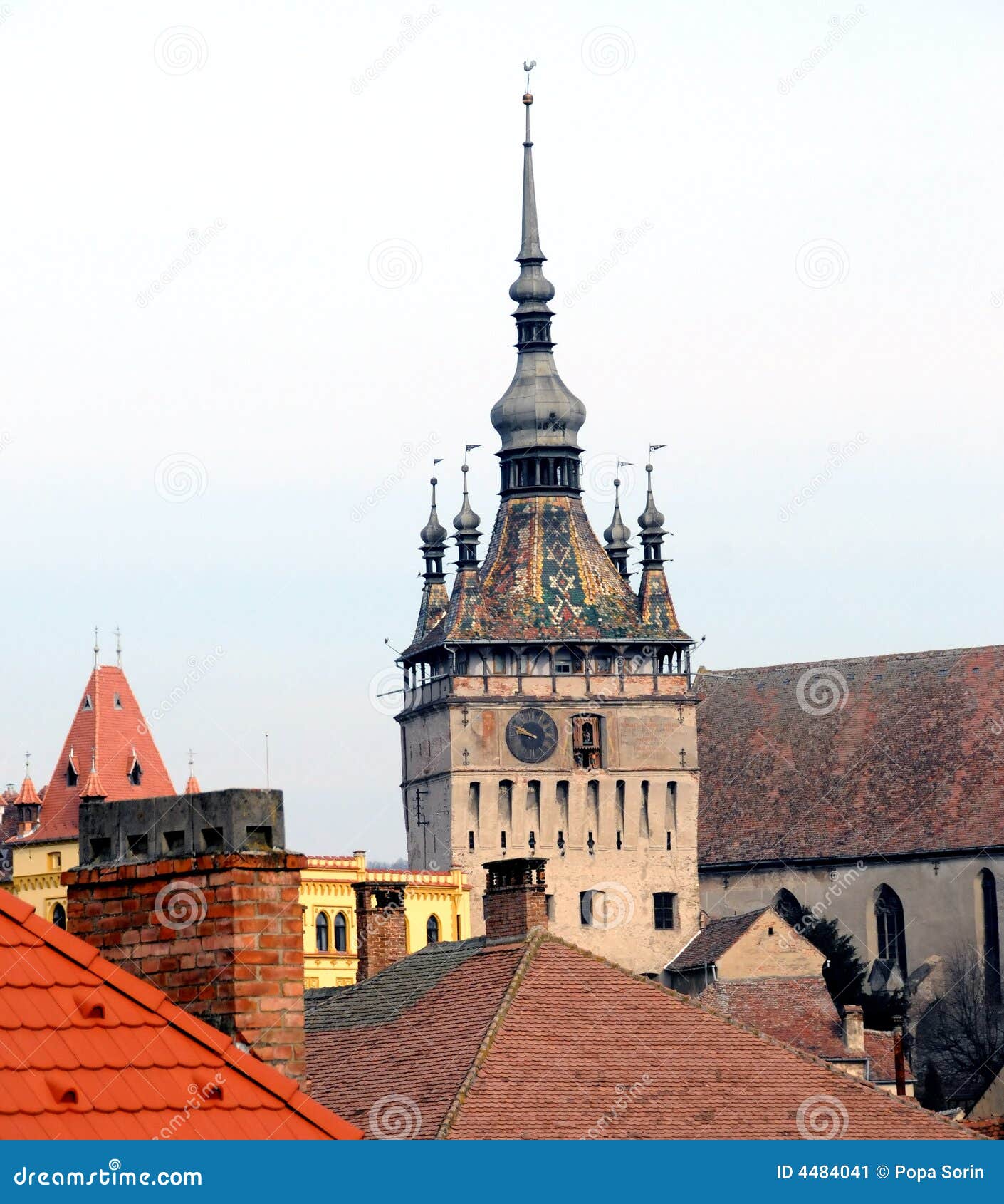 Old city rooftops stock image. Image of rooftops, french - 4484041