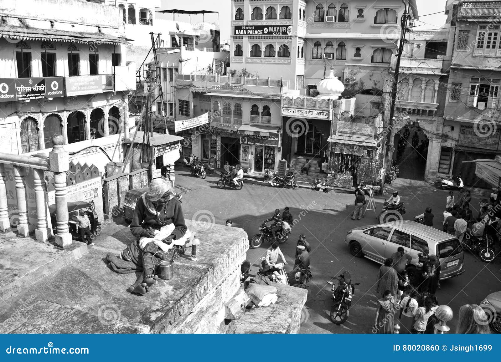 Old city Square of Udaipur editorial image. Image of daytime - 80020860