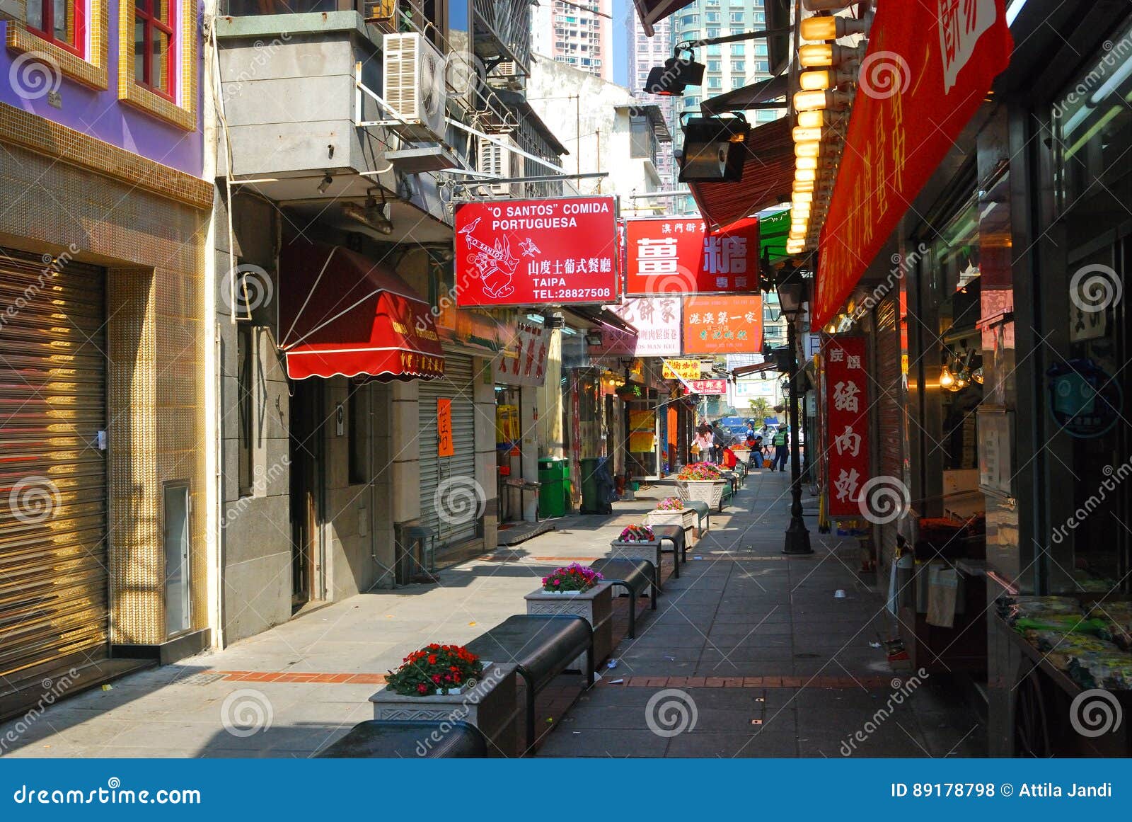 Old city, Taipa, Macao editorial stock photo. Image of relief - 89178798