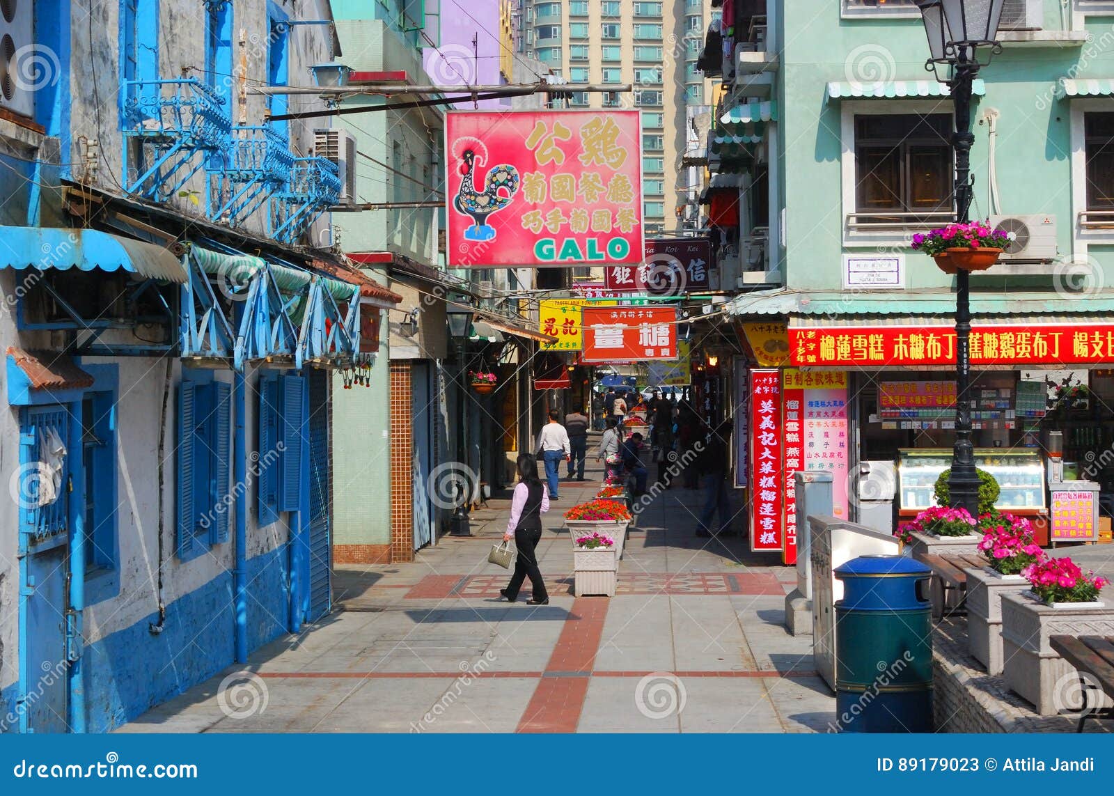 Old city, Taipa, Macao editorial stock photo. Image of relief - 89179023