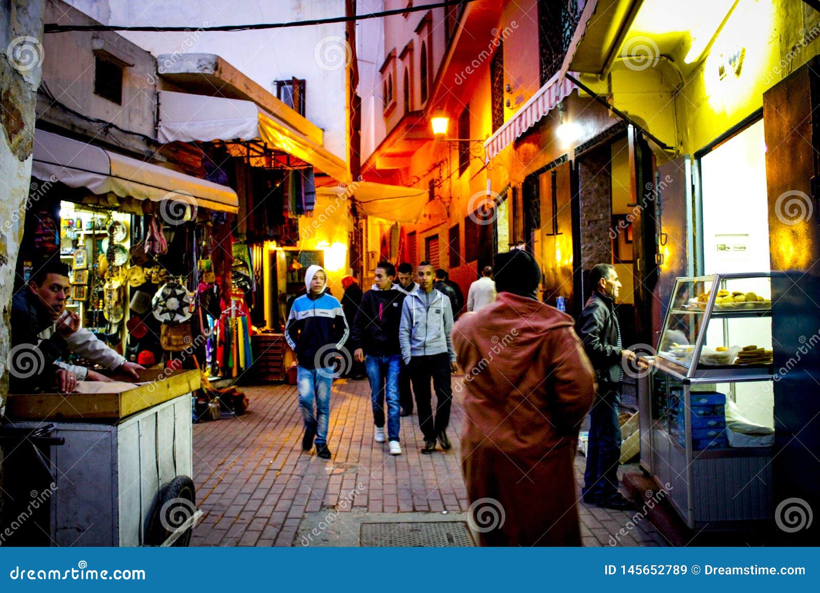 The Old City Tanger of Morocco Editorial Stock Image - Image of ancient ...