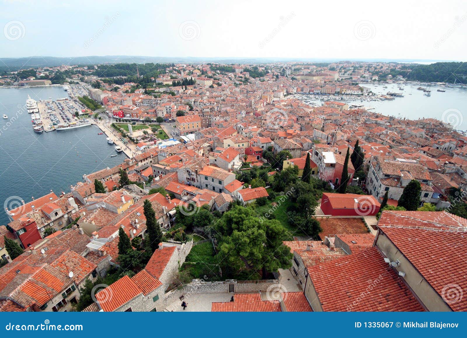Old City. View from Above 2 Stock Image - Image of architecture ...