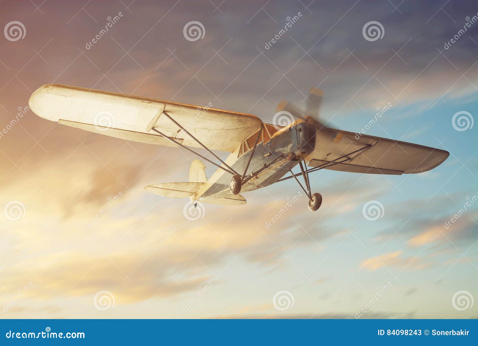 Old classic airplane stock image. Image of piloting, chassis - 84098243