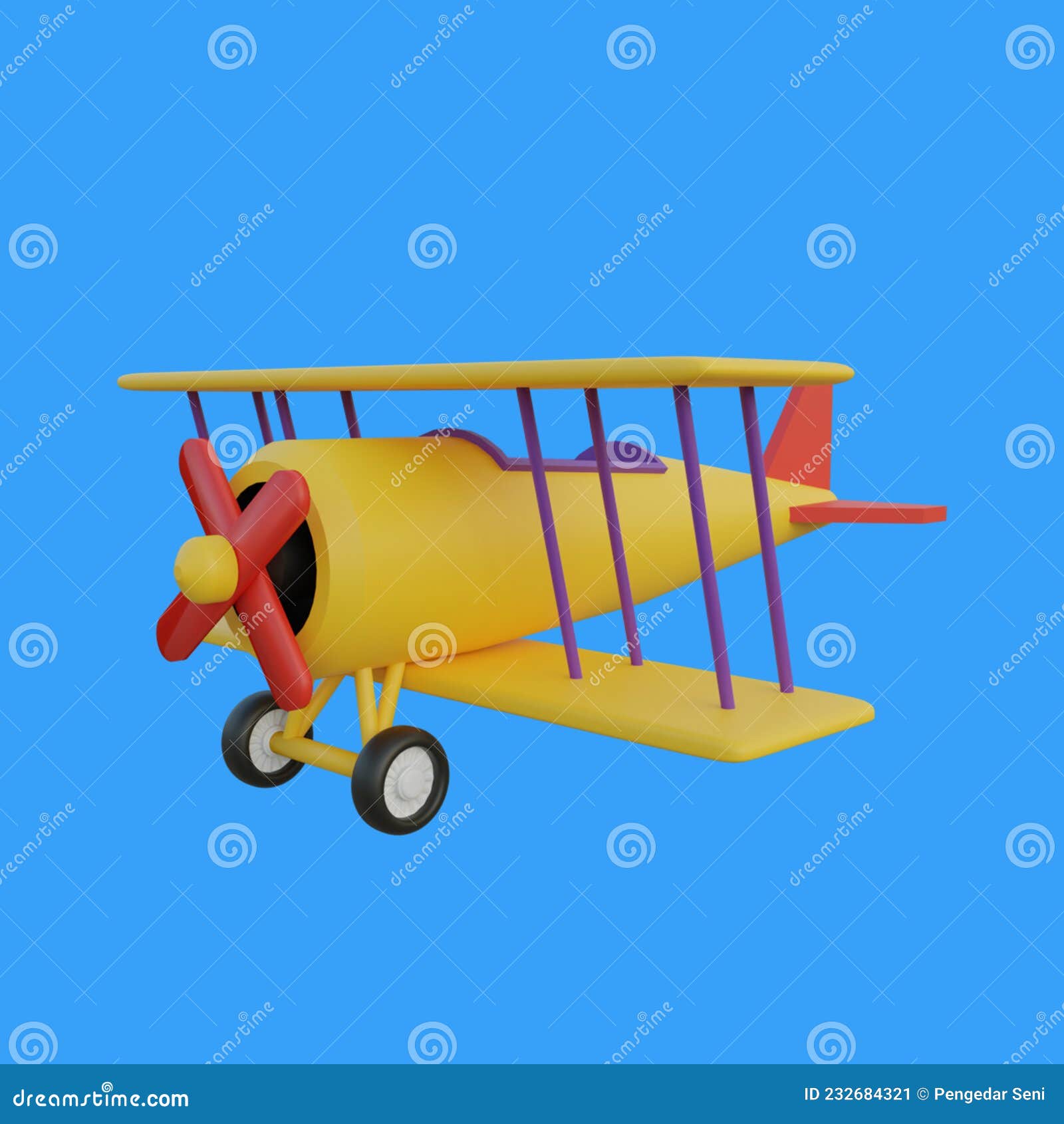 Airplane Front View Vector Isolated On White Background | CartoonDealer ...