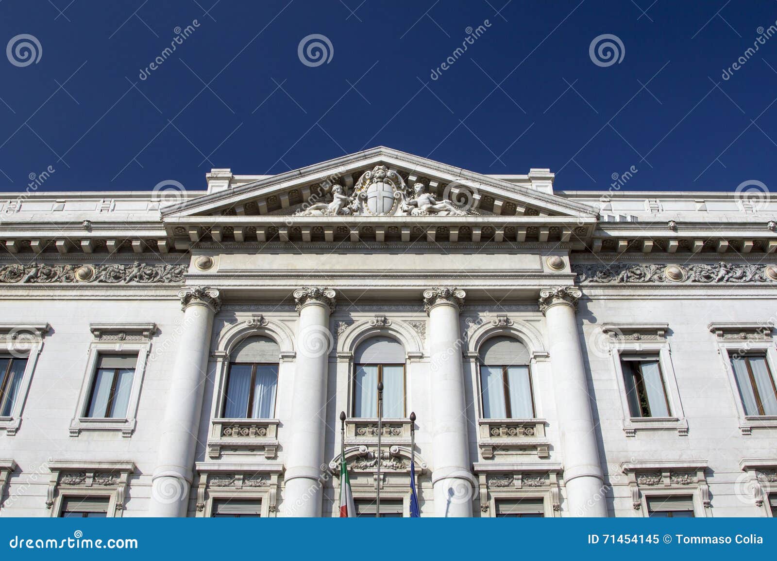 Old and Classic Bank Building Stock Image - Image of banking, stone ...