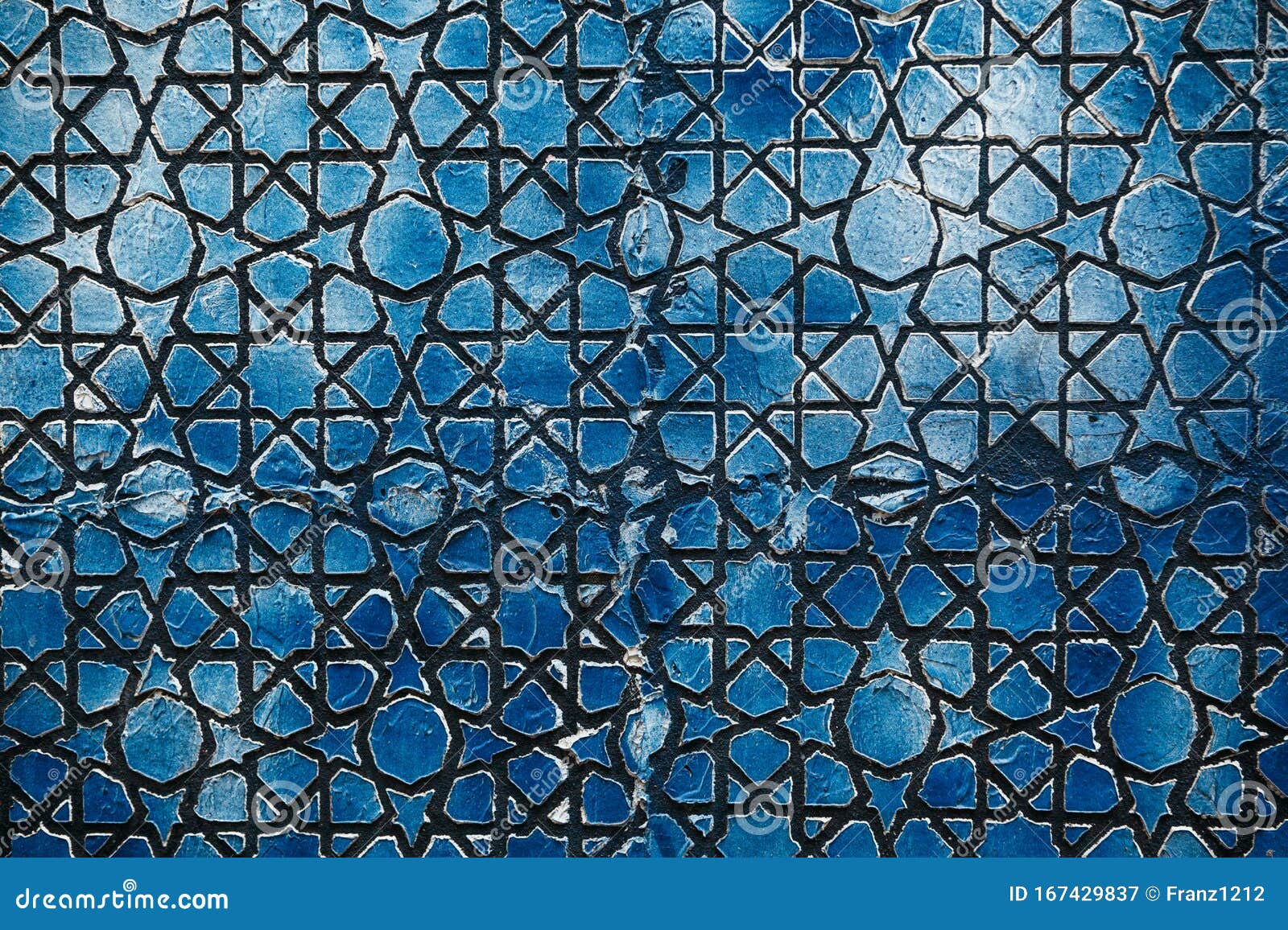 Old Classic Blue Color Texture Stock Image - Image of shape, mosaic ...