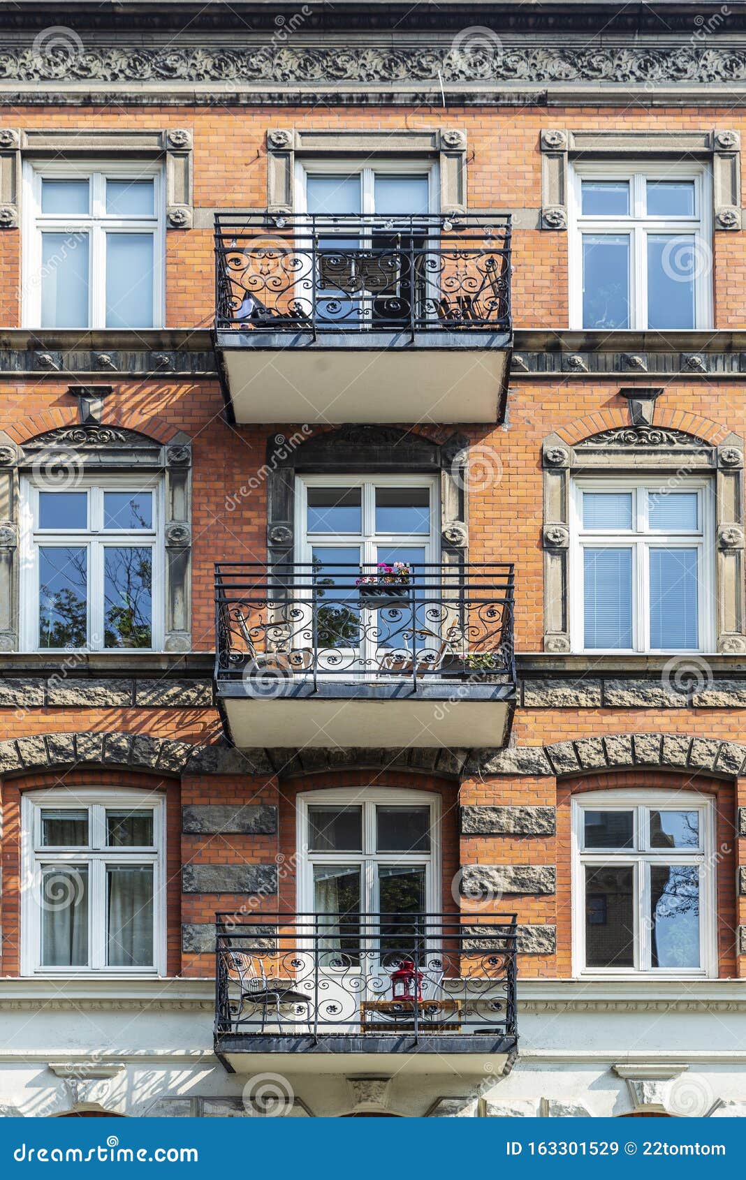 Old Classic Building in Malmo, Sweden Stock Image - Image of building ...