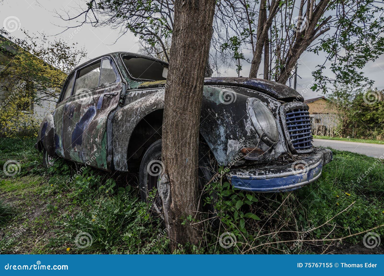 Old classic car side stock image. Image of sale, detail - 75767155