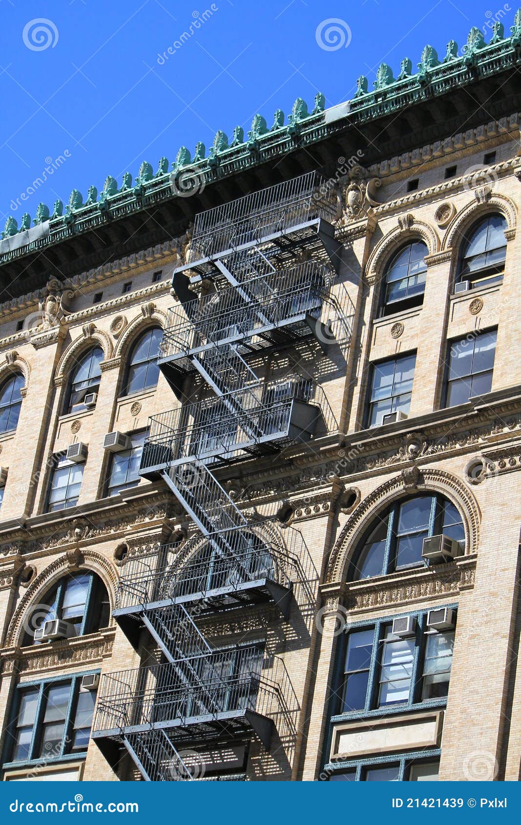 Old Classic New York, Manhattan Building Stock Image - Image of travel ...