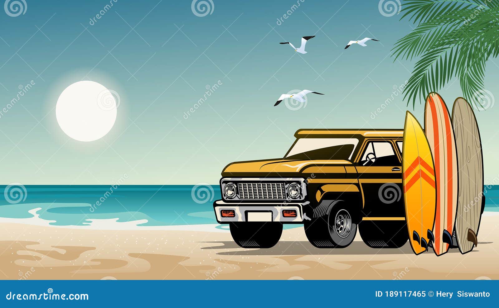 Classic Surf Logo Design Vector Illustration | CartoonDealer.com #33765068