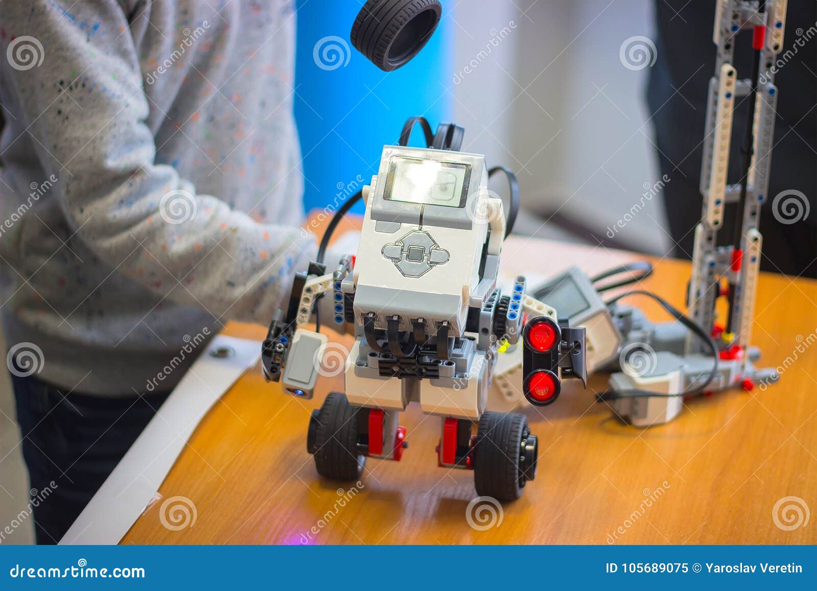 Old Classic Tin Toy Robots Royalty-Free Stock Image | CartoonDealer.com ...