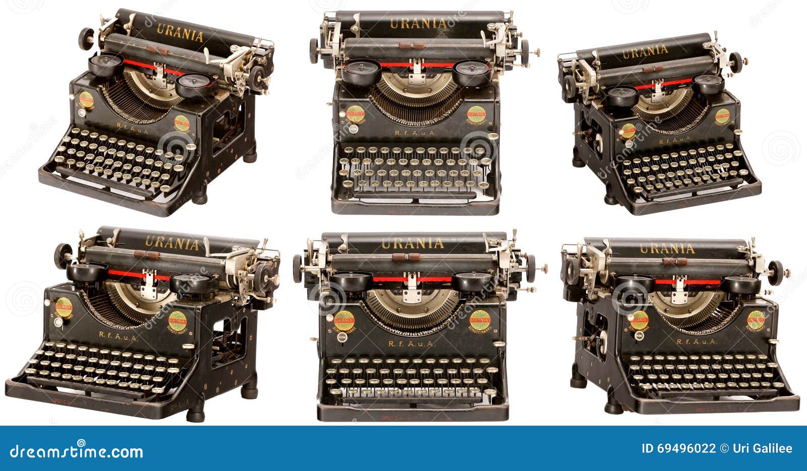 Old Classic Typewriter (different Angles) Editorial Photography - Image ...