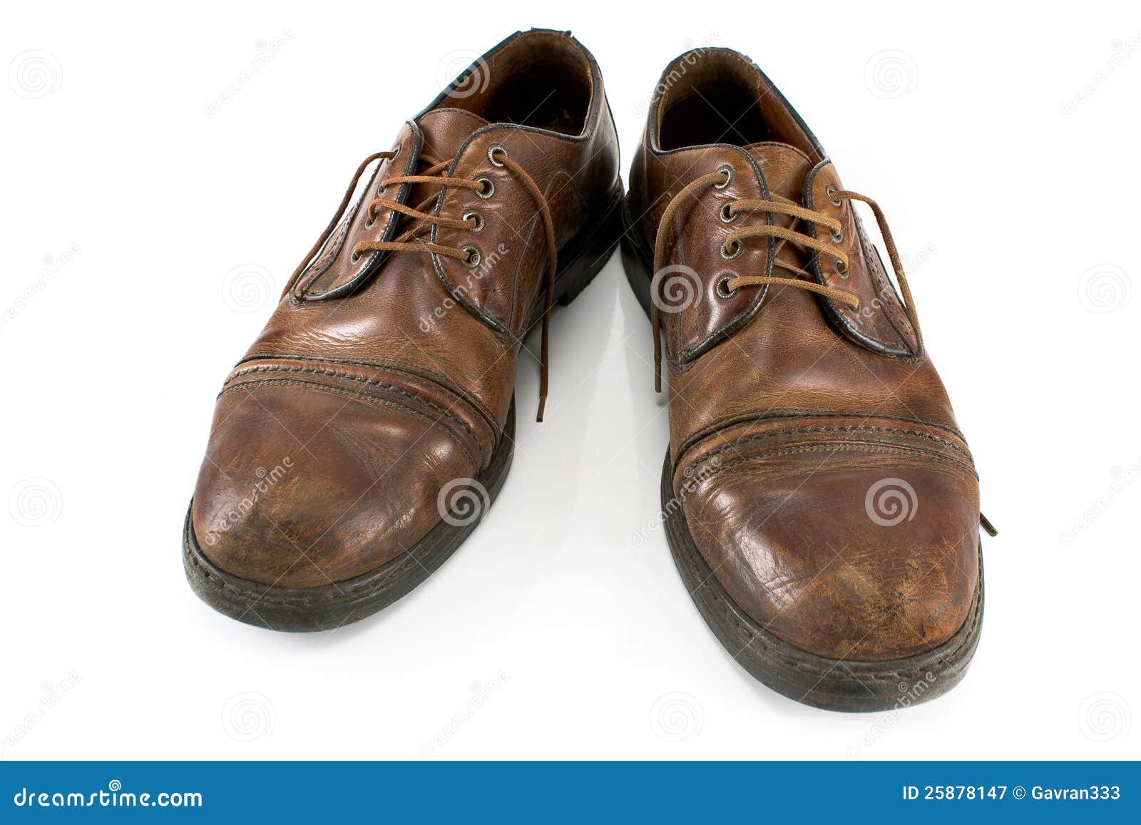 Old classical shoes stock image. Image of shoelace, wear - 25878147