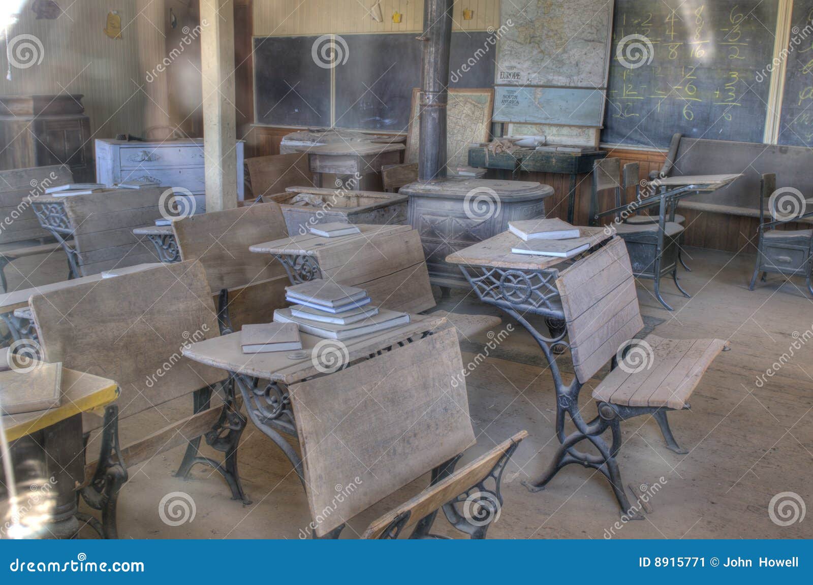 Old Classroom stock image. Image of students, wooden, educate - 8915771