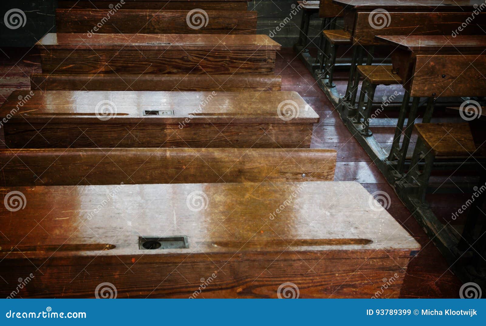 Old classroom interior stock image. Image of school, ancient - 93789399