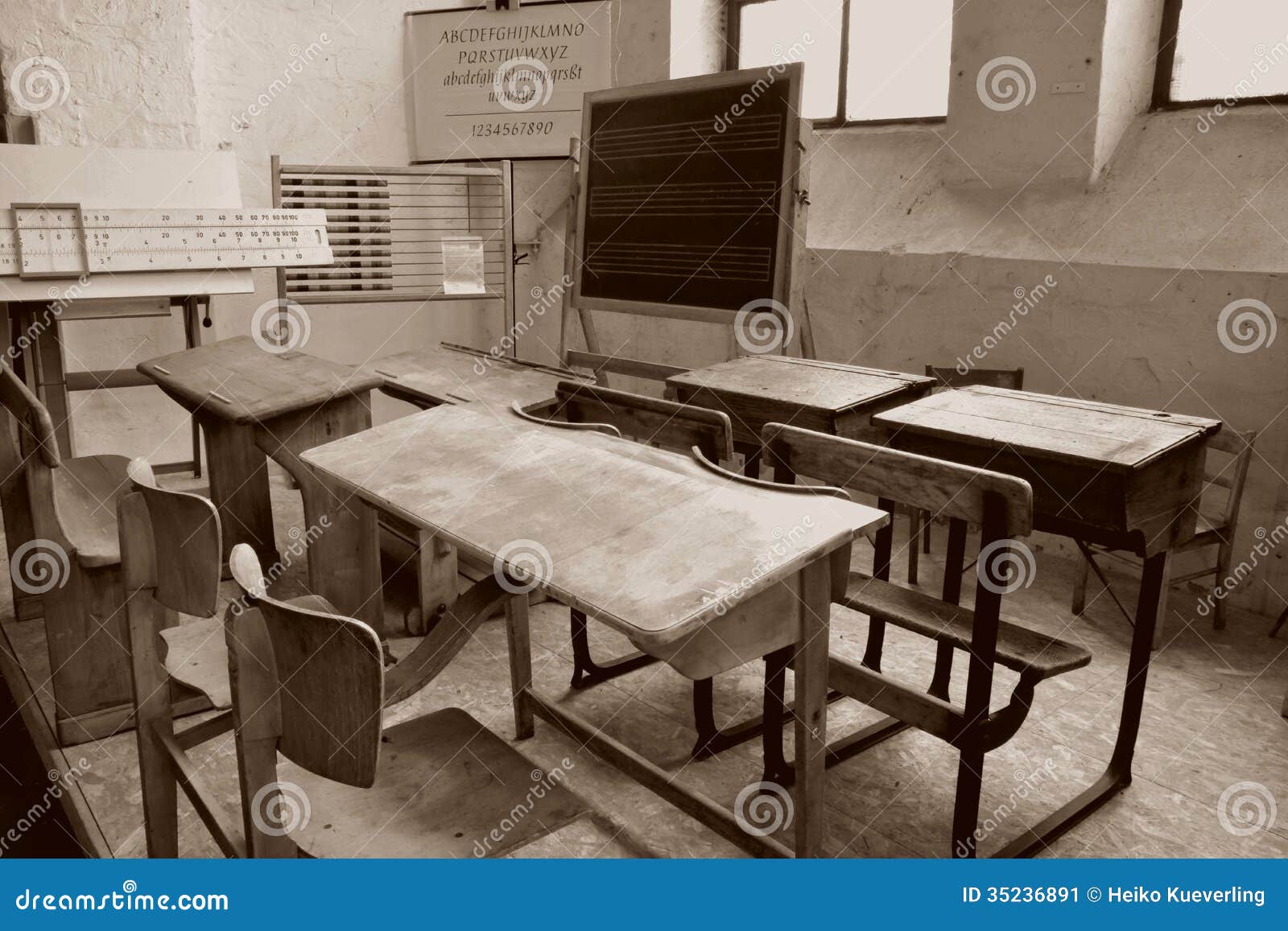 Old classroom stock image. Image of school, teach, training - 35236891