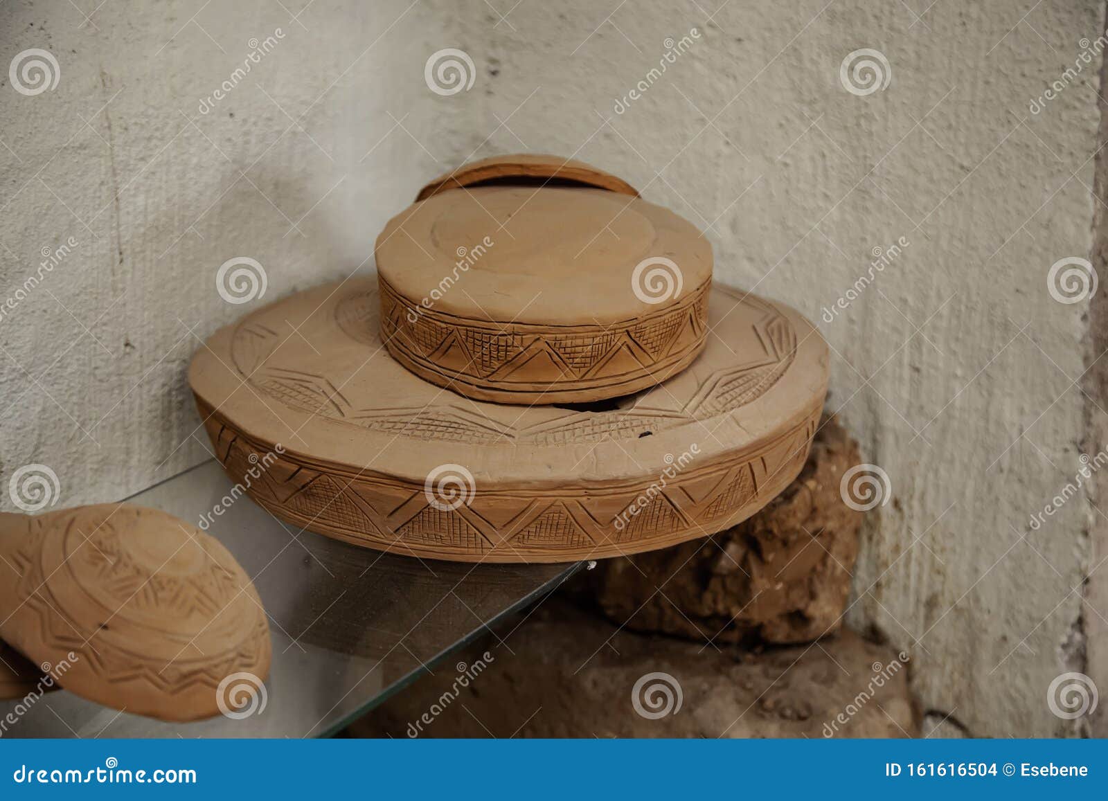 Old clay objects stock photo. Image of container, beautiful - 161616504