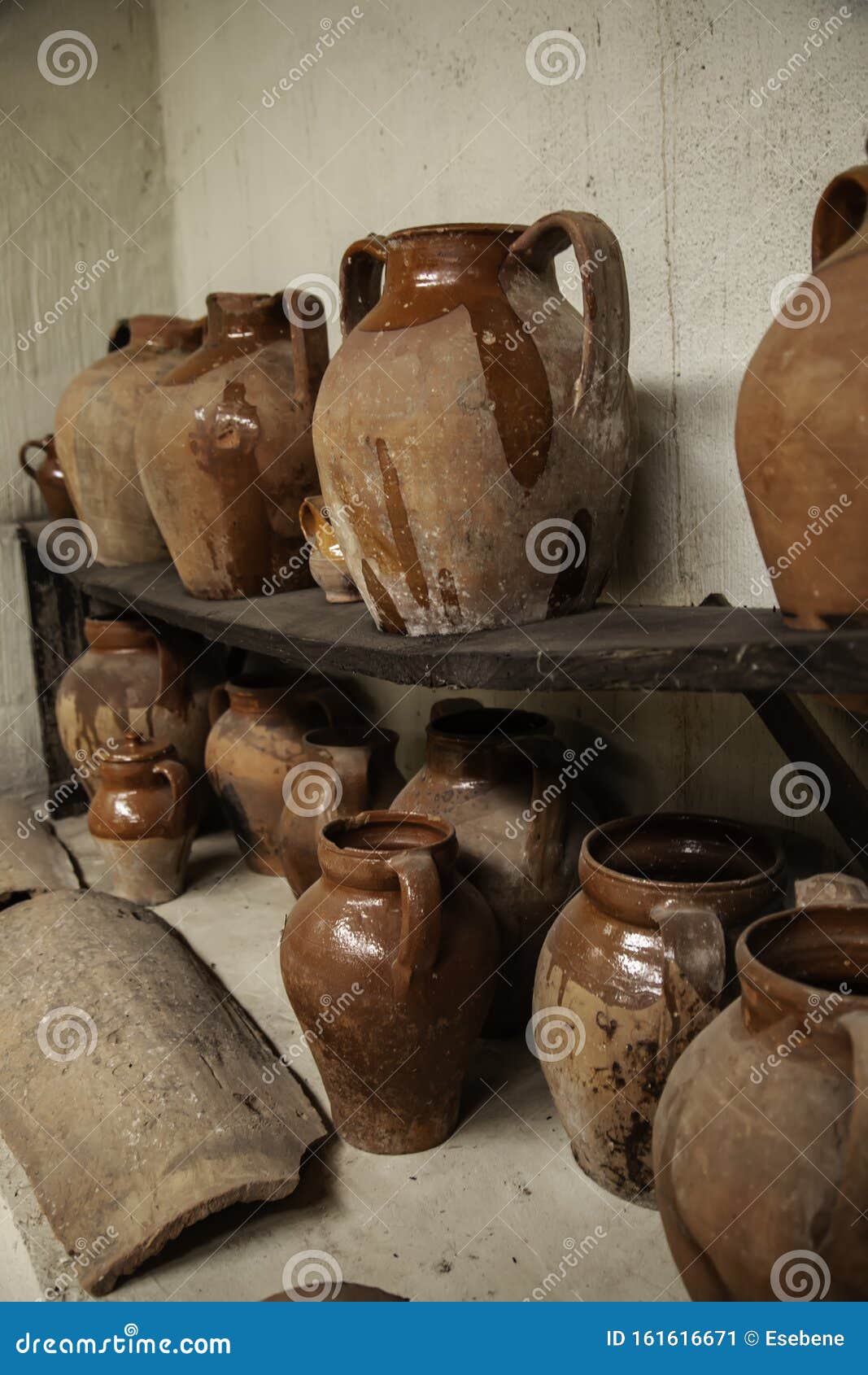 Old clay objects stock image. Image of alcohol, pattern - 161616671