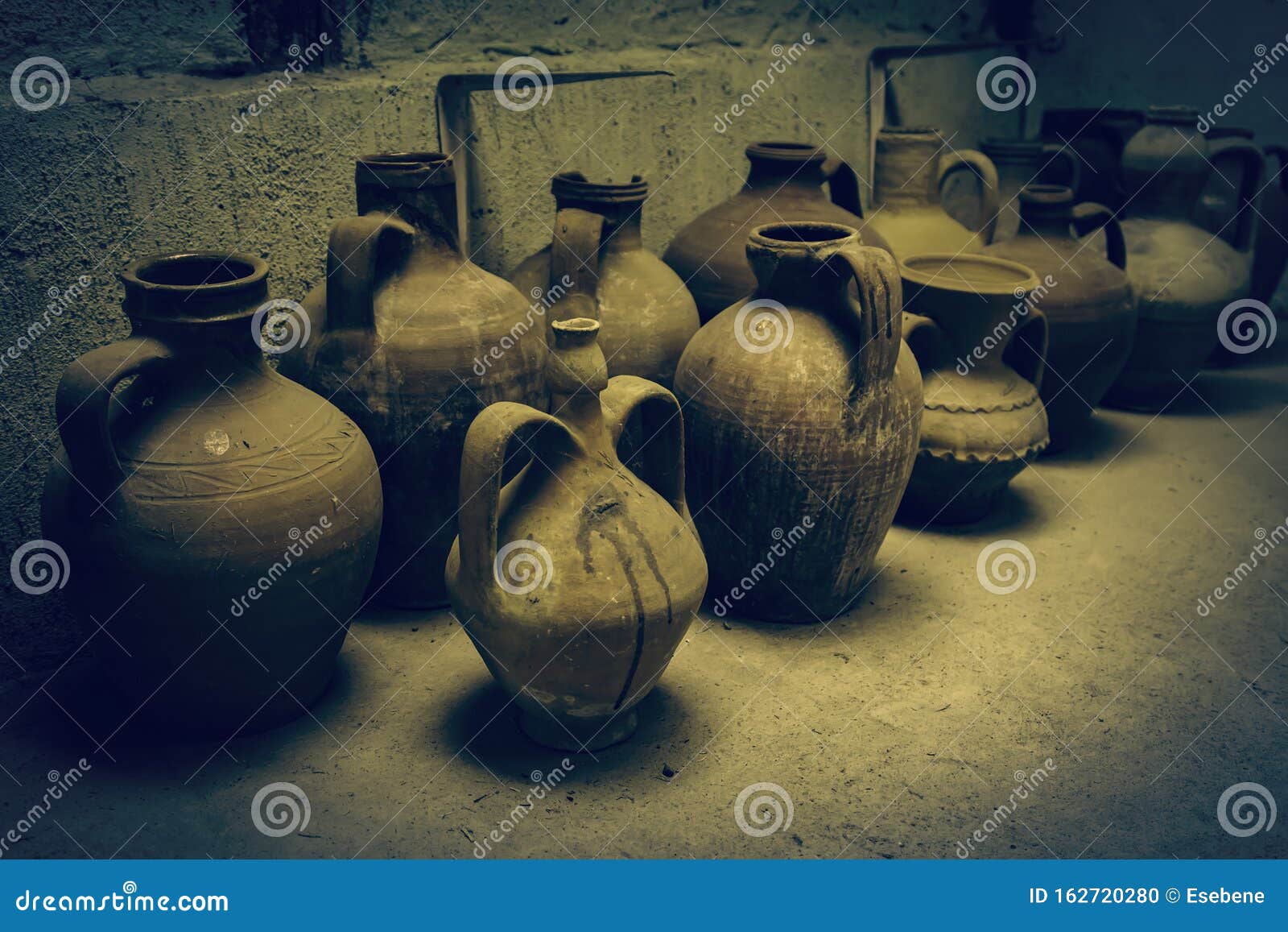 Old clay objects stock photo. Image of simple, antique - 162720280