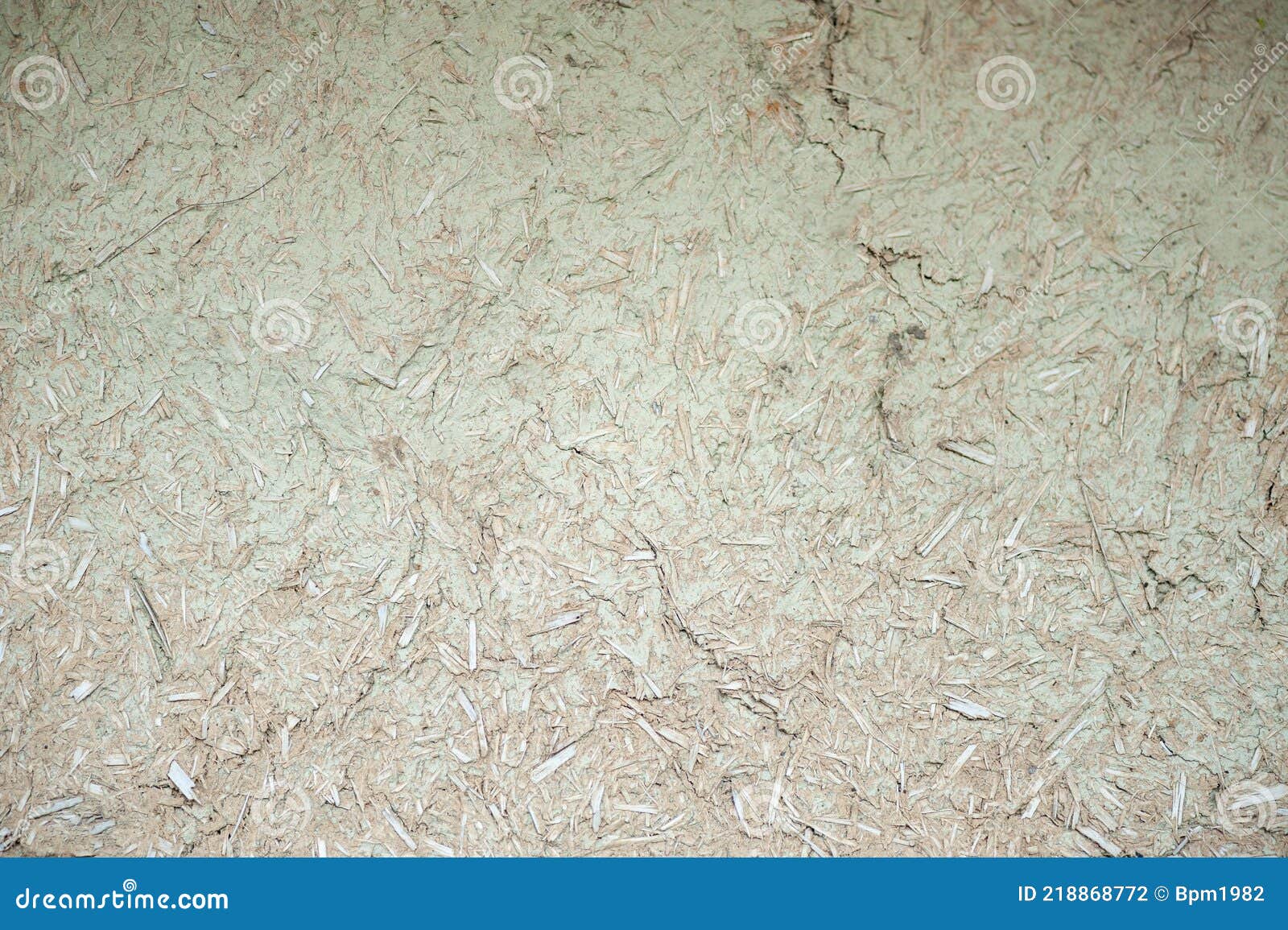 Background of Adobe Clay Plaster Texture with Straw Stock Photo - Image ...