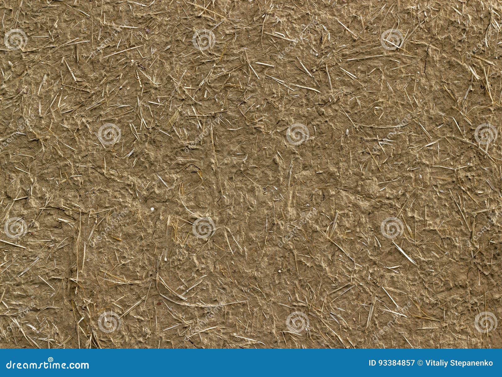 Old Clay Wall Cracked Straw Background Stock Image - Image of asia ...