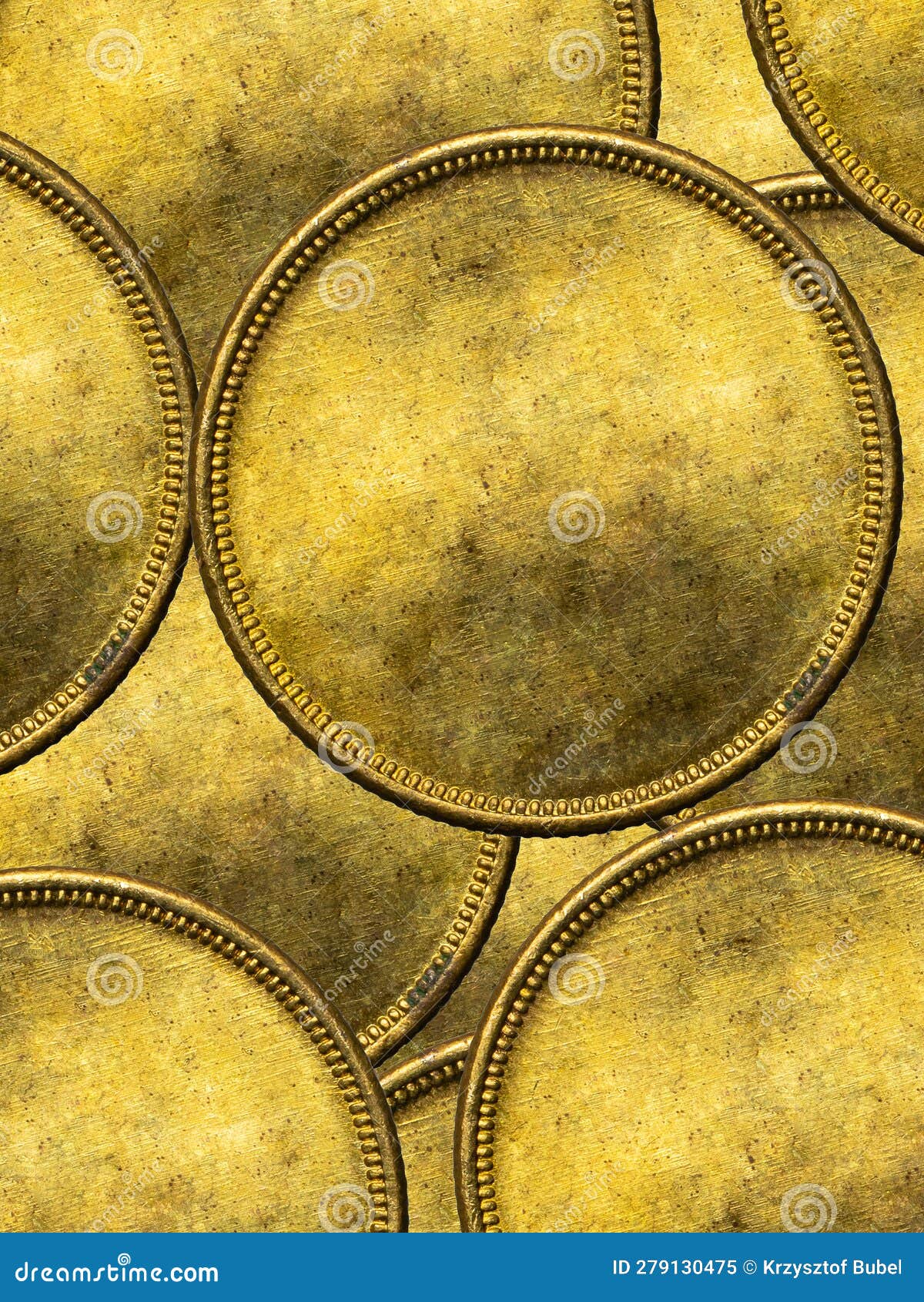 Old Clean Gold Coins. Background Stock Image - Image of exchange ...