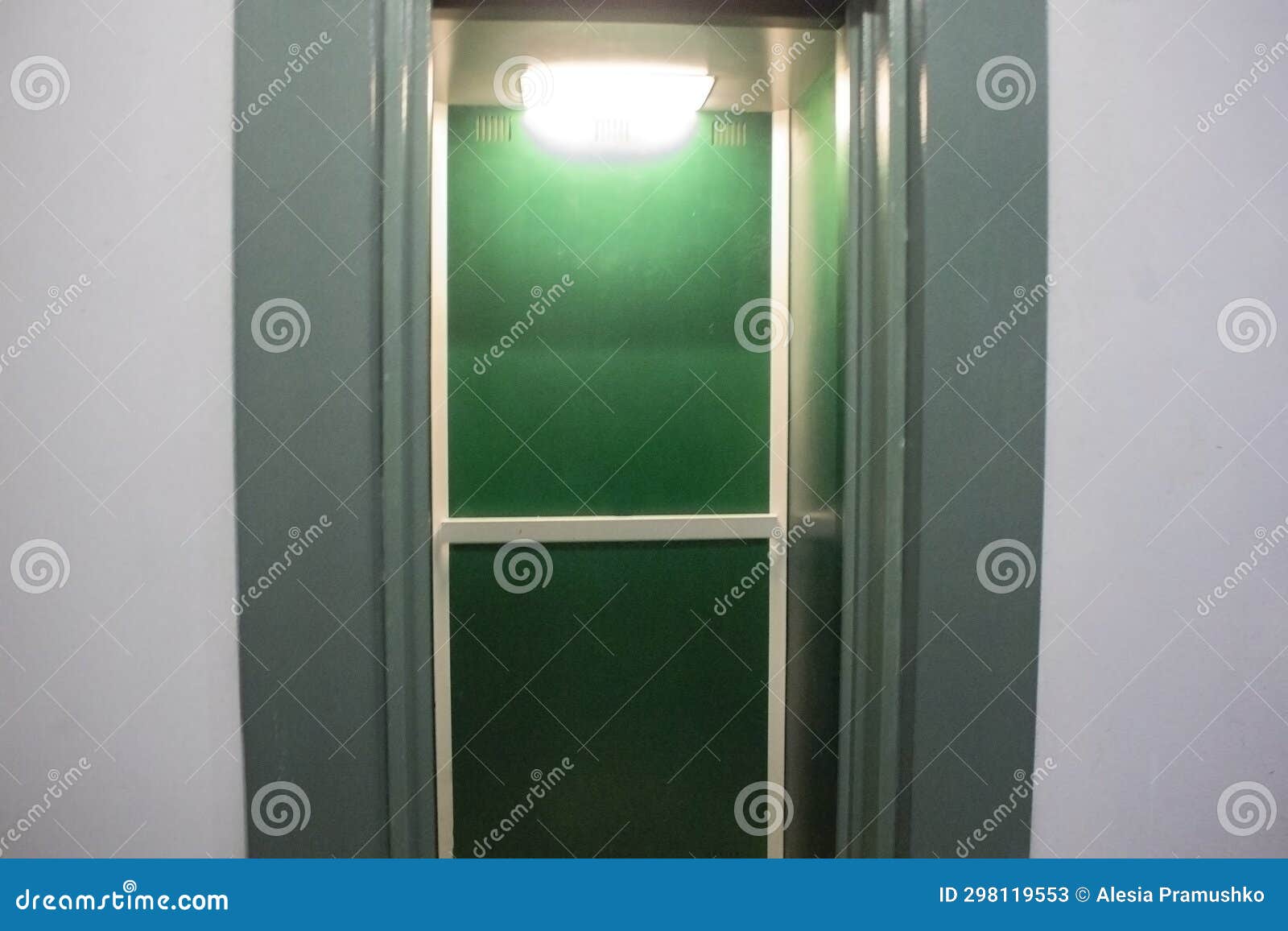 Green Elevator Royalty-Free Stock Photo | CartoonDealer.com #449901
