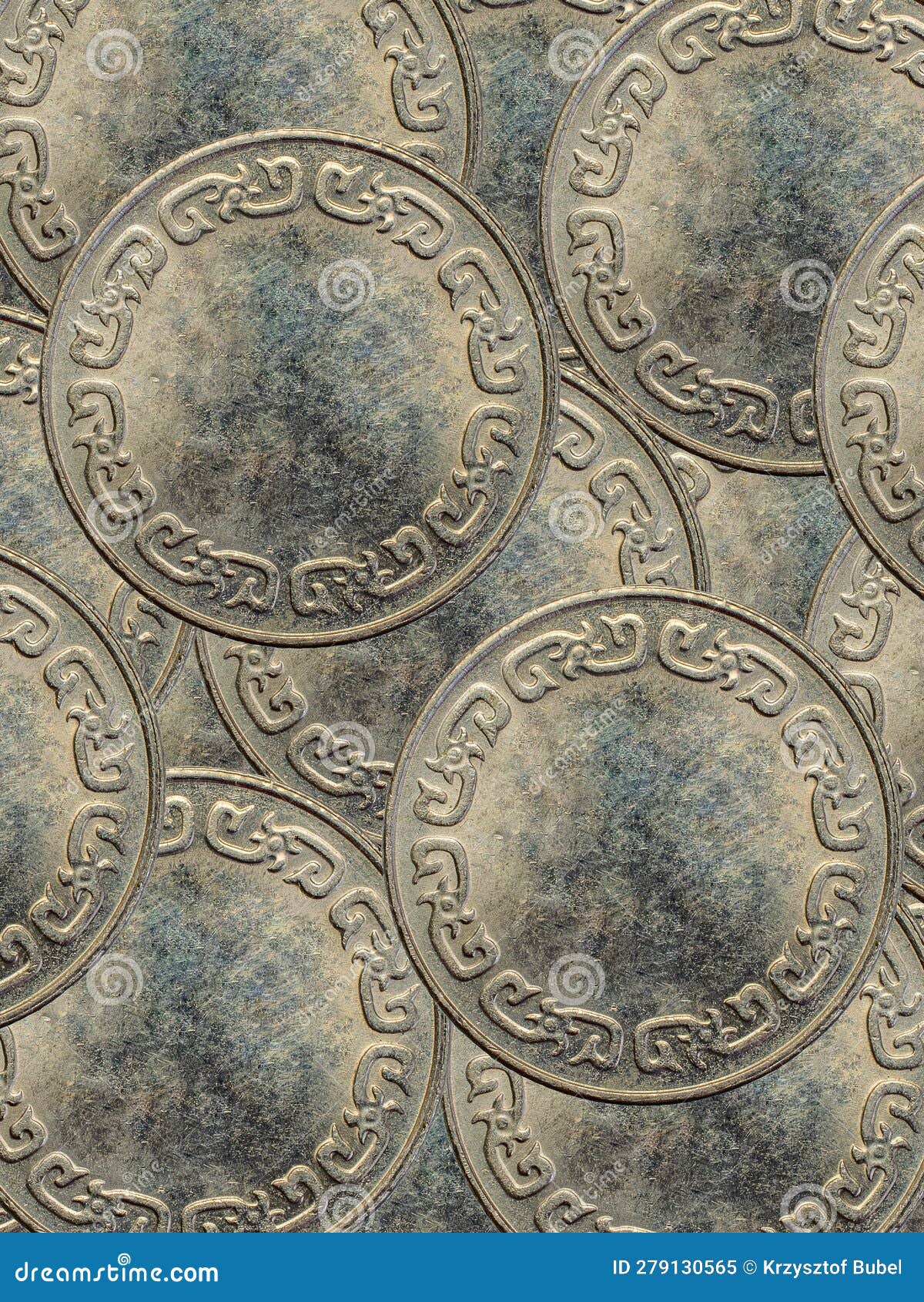 Old Clean Silver Coins. Background Stock Image - Image of financial ...