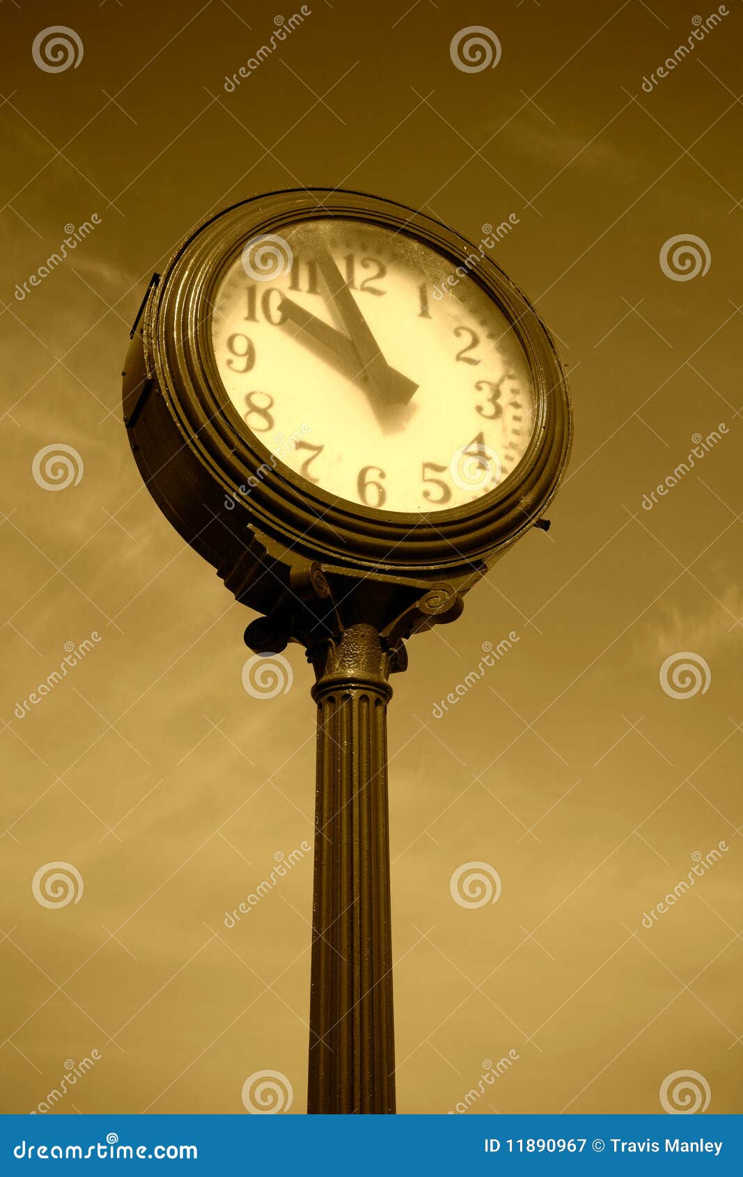 Old Clock stock image. Image of outdoors, antique, watch - 11890967