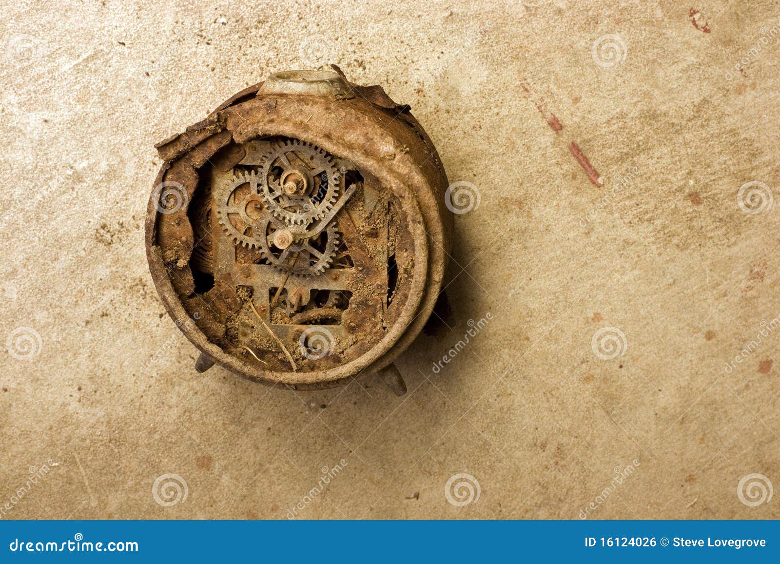 Old Clock stock photo. Image of time, decay, damaged - 16124026