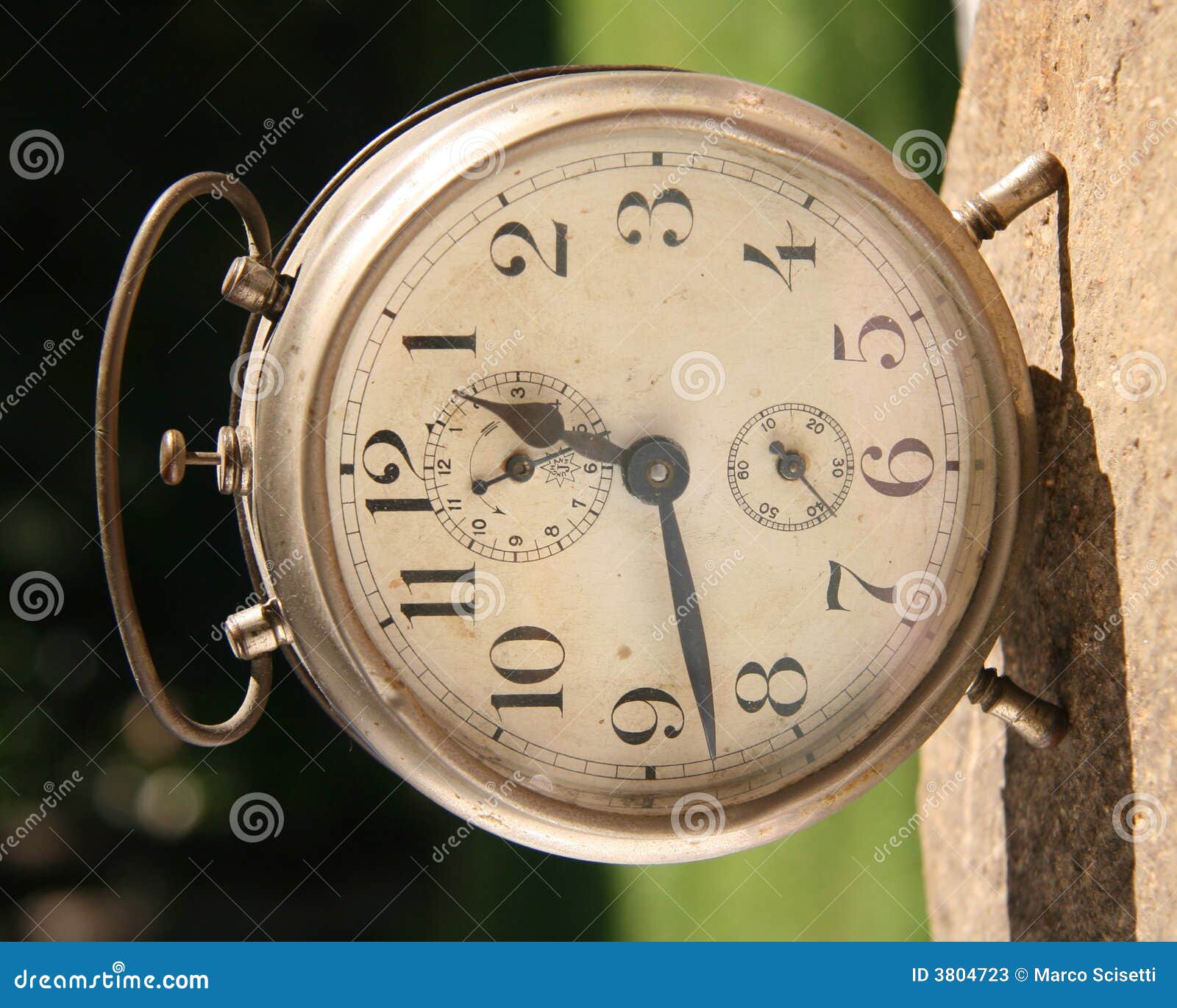 Old clock stock image. Image of instrument, tool, alarms - 3804723