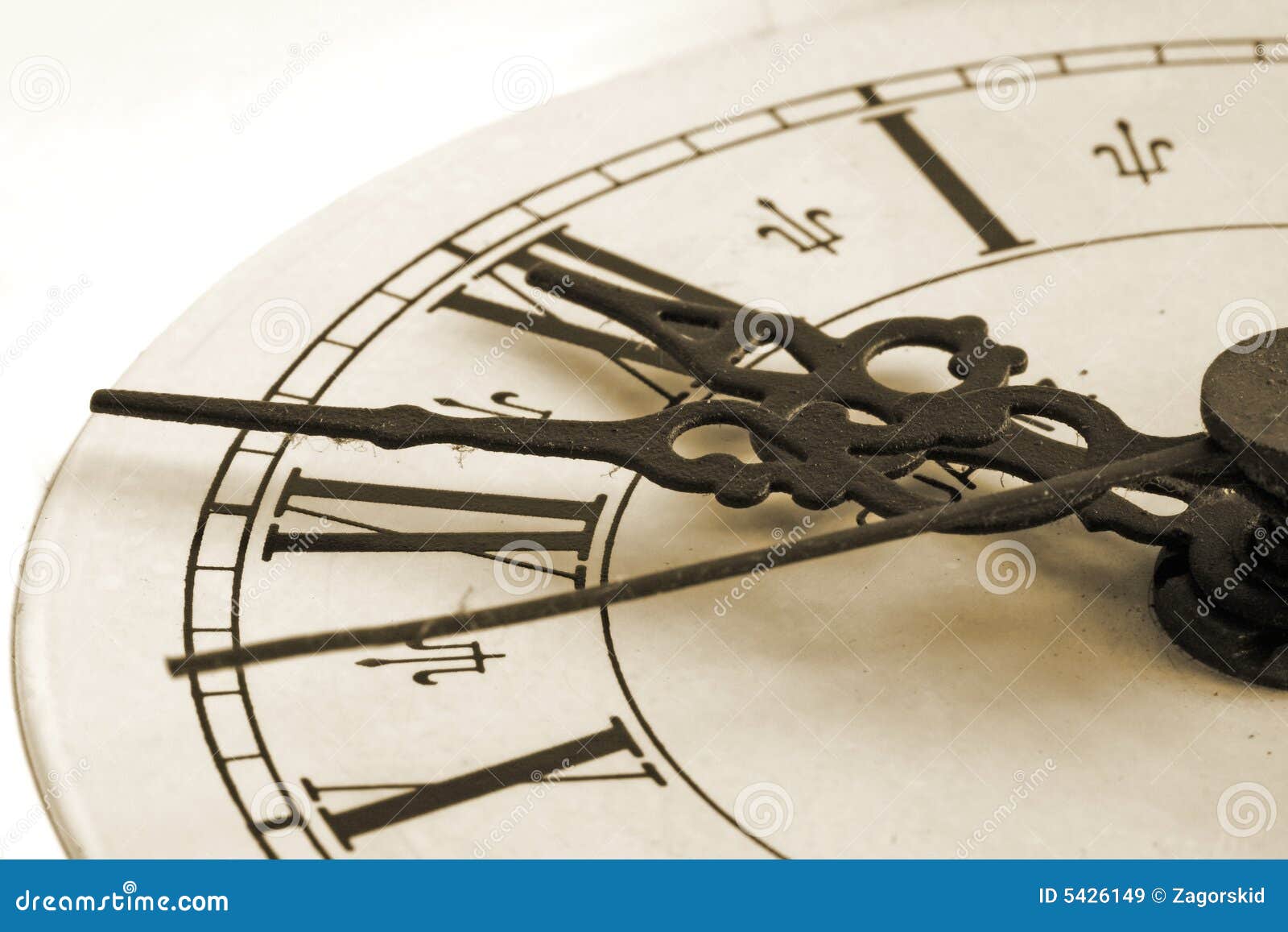 Old clock stock image. Image of time, numerals, nostalgic - 5426149