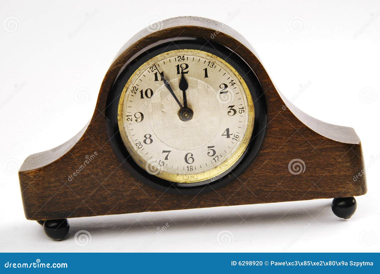Old clock stock photo. Image of evening, hour, antique - 6298920