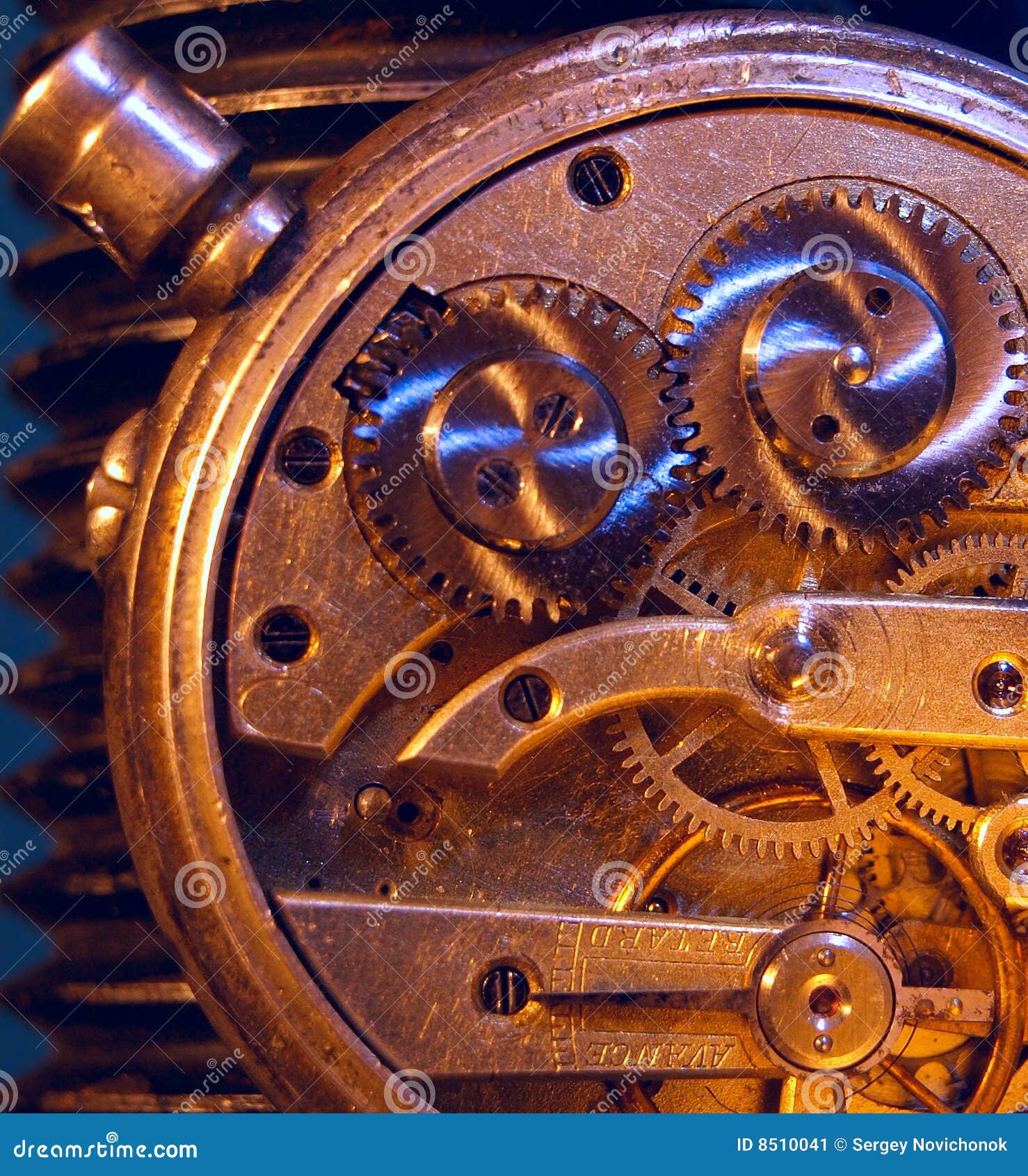 Old Clock stock image. Image of industry, metal, clocks - 8510041