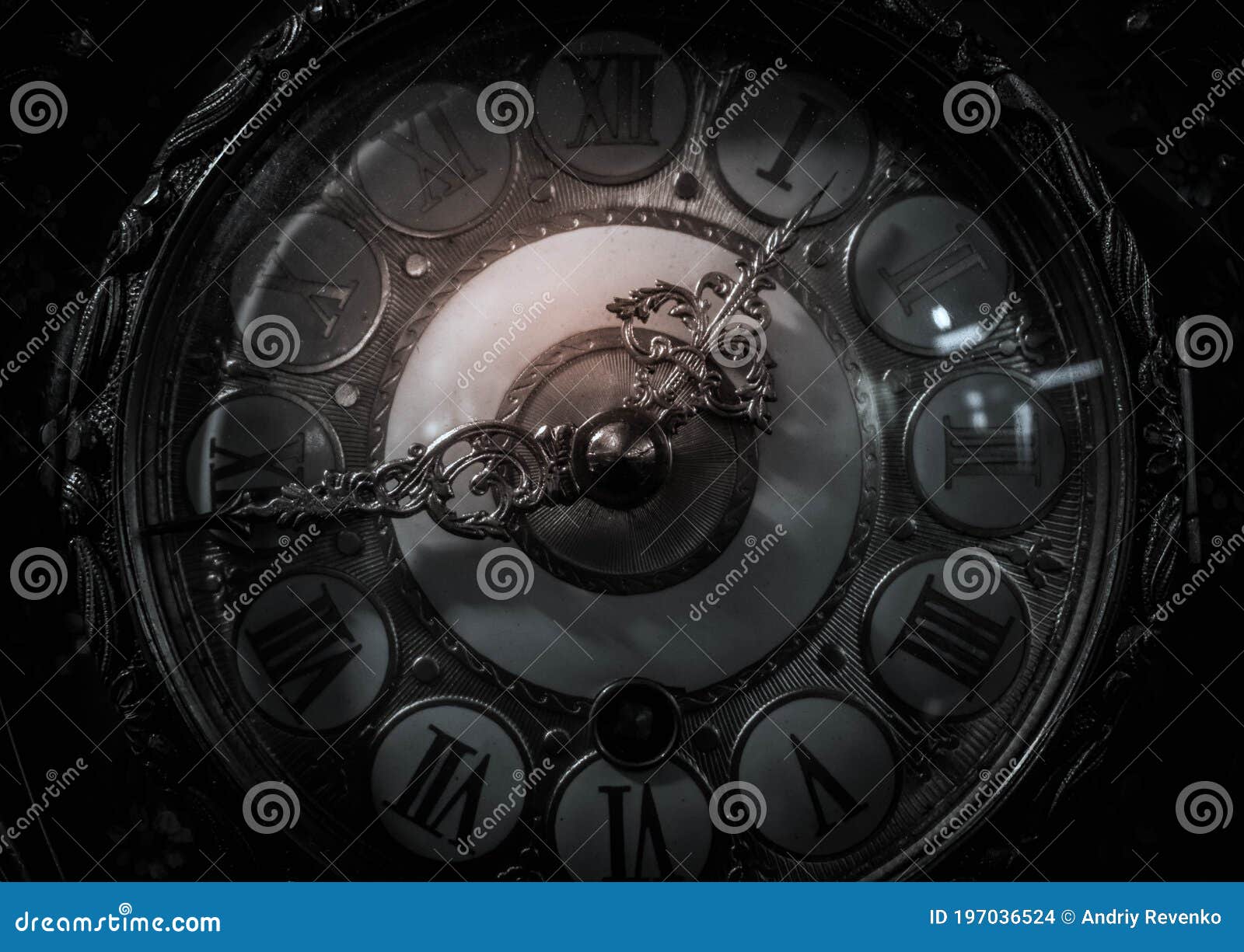 An Old Clock Counting Seconds. Stock Photo - Image of minutes, clocks ...