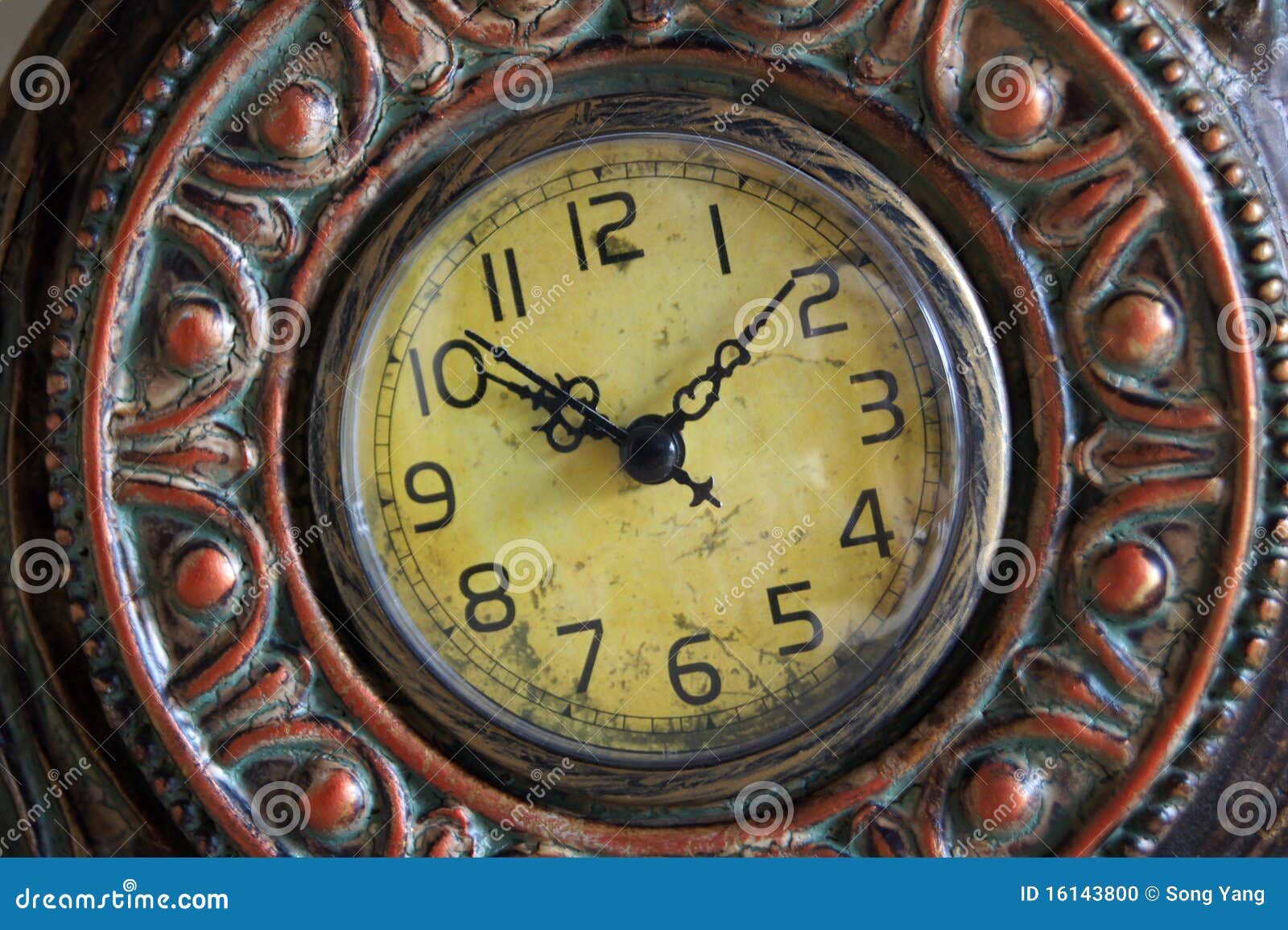 Old clock face stock photo. Image of minute, numerals - 16143800