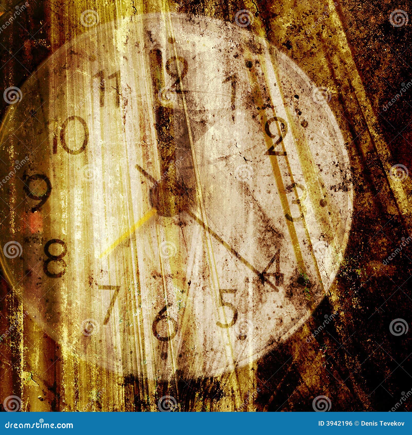 Old clock face stock photo. Image of golden, close, ethereal - 3942196